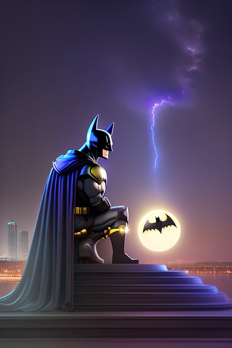 Batman The Animated Series Wallpaper Lightning