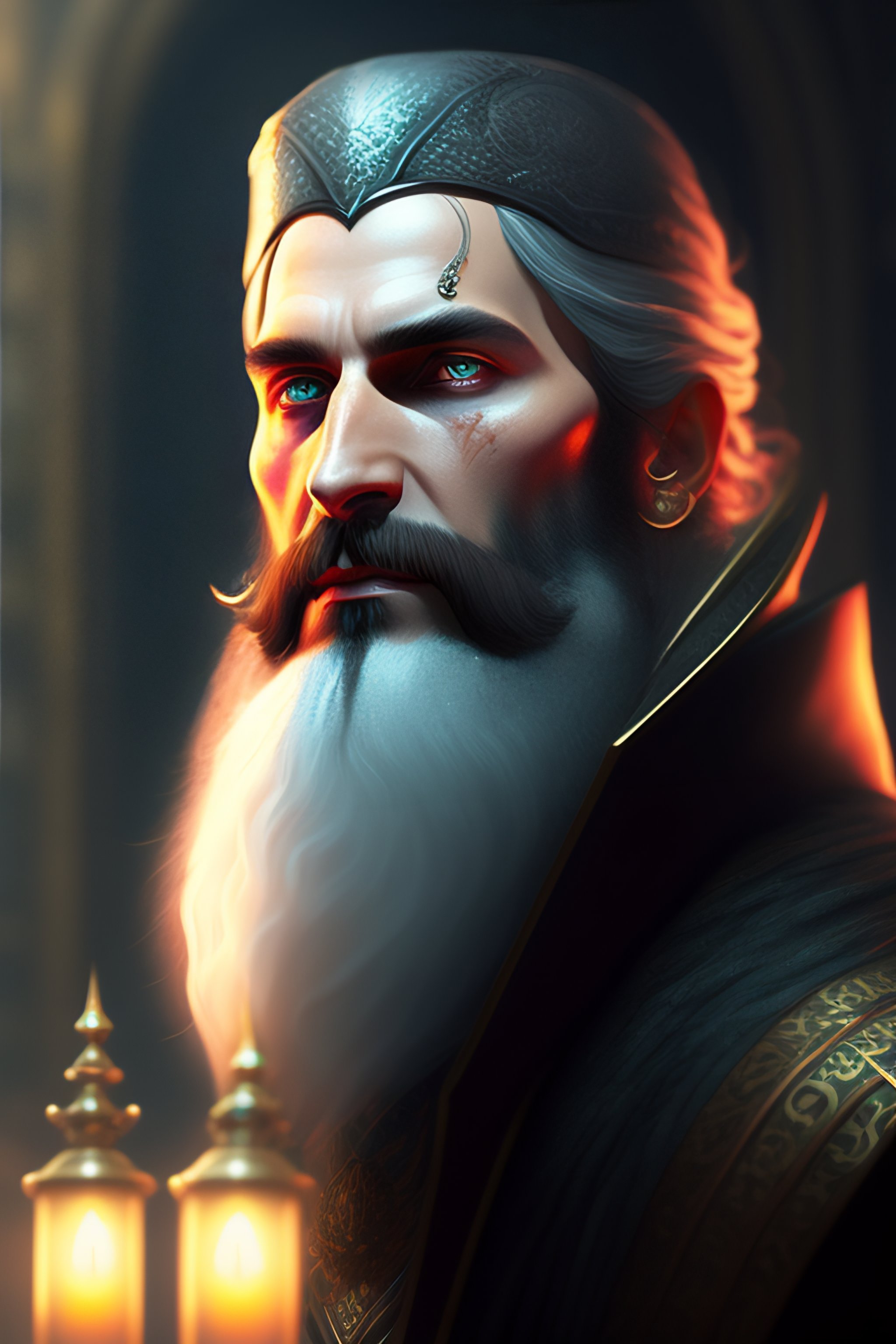 Lexica - Evil Rasputin with a bag of white powder, necromancer, evil ...