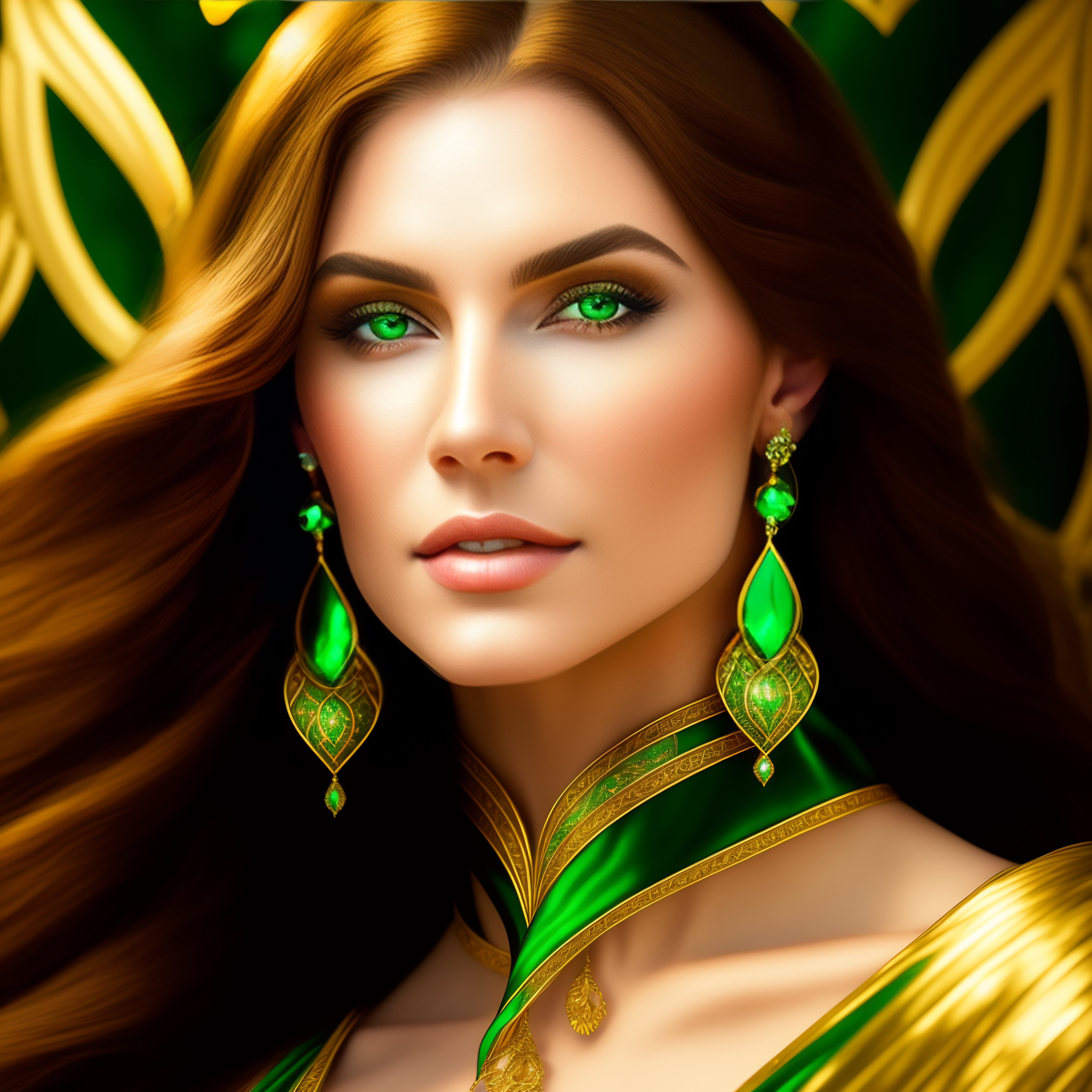 Lexica - Symmetry!! full body portrait of a shapely beautiful queen ...