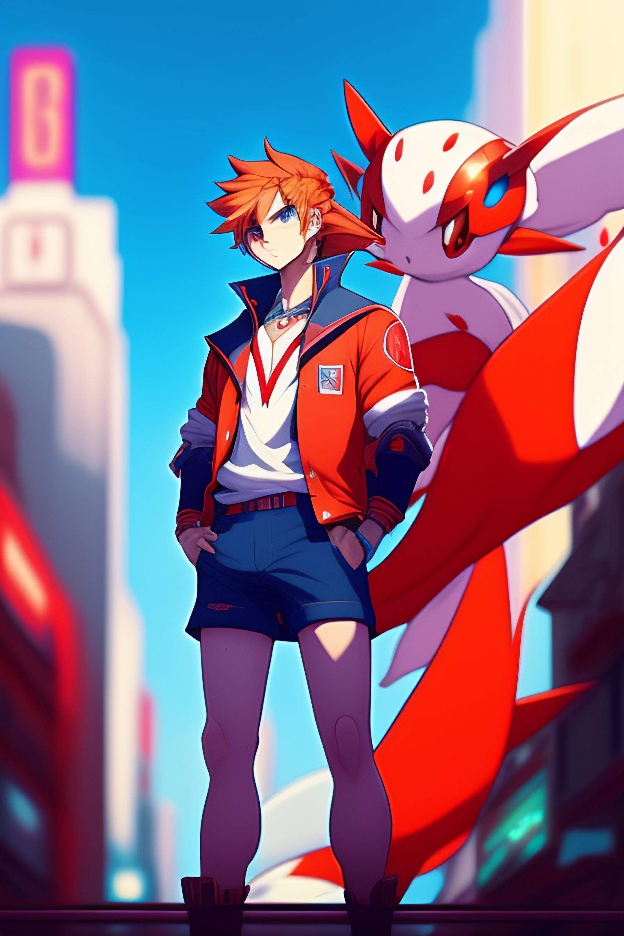 Pokemon Trainers Blue And Red