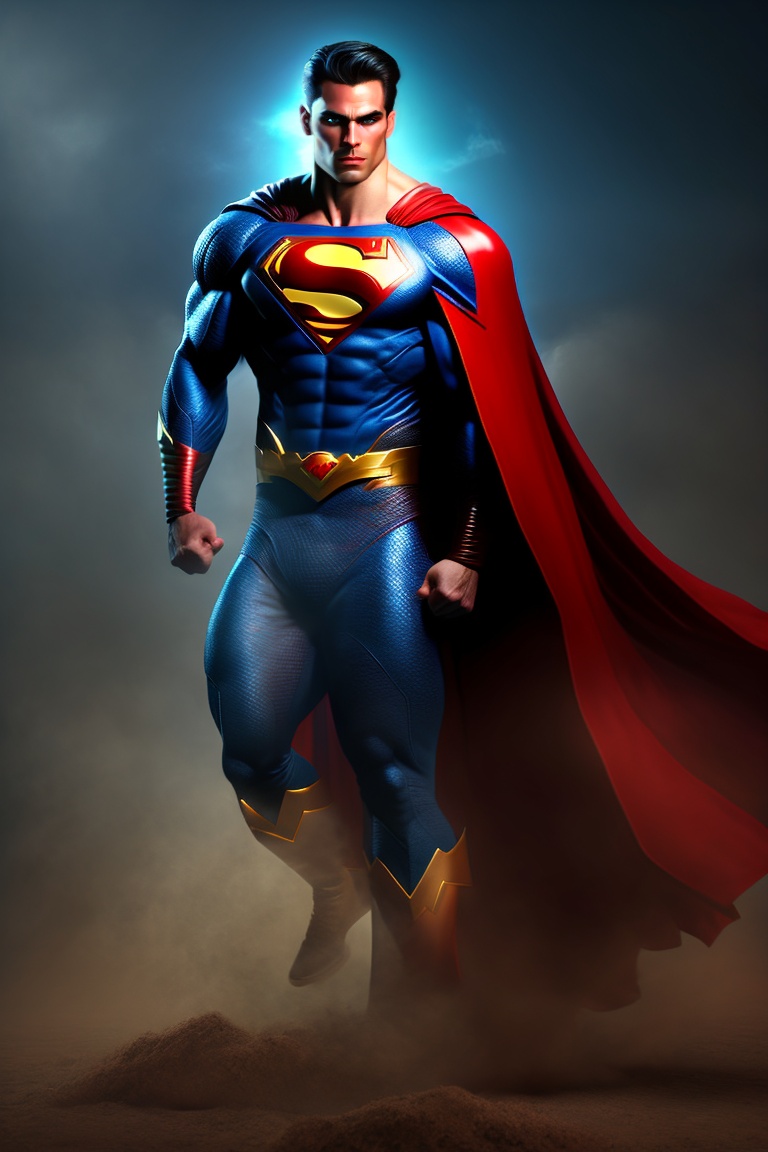 Lexica - RAW Photo, full Body Portrait, Superman as a ((dark vampire ...