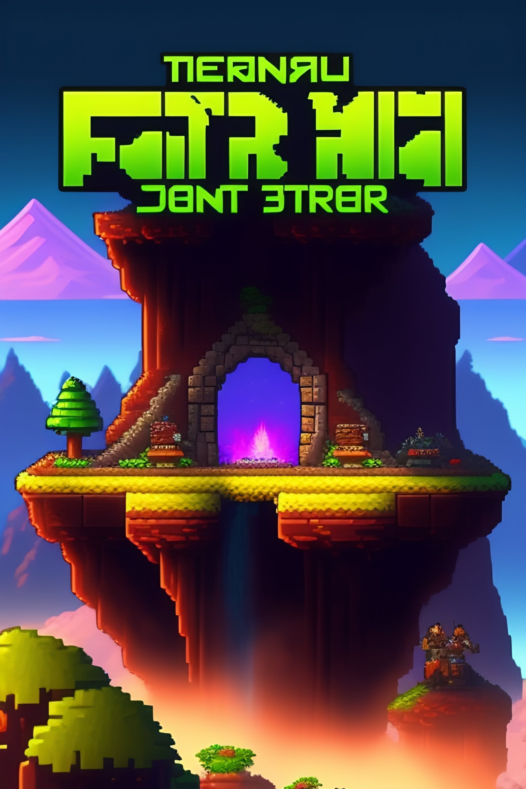 Lexica - Terraria avec fortnite et Doom slayer jeux