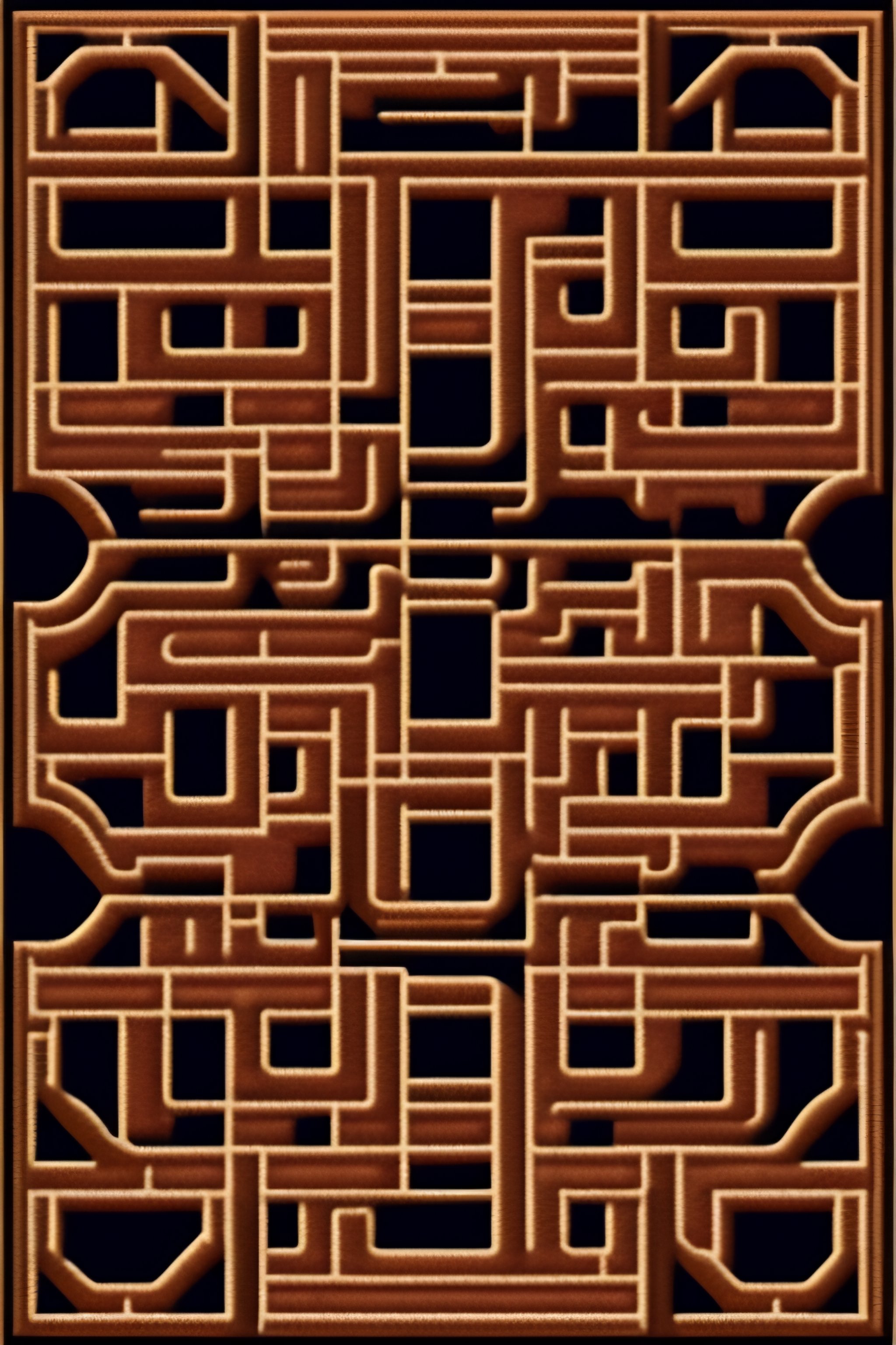Lexica - Labyrinth pattern logrus