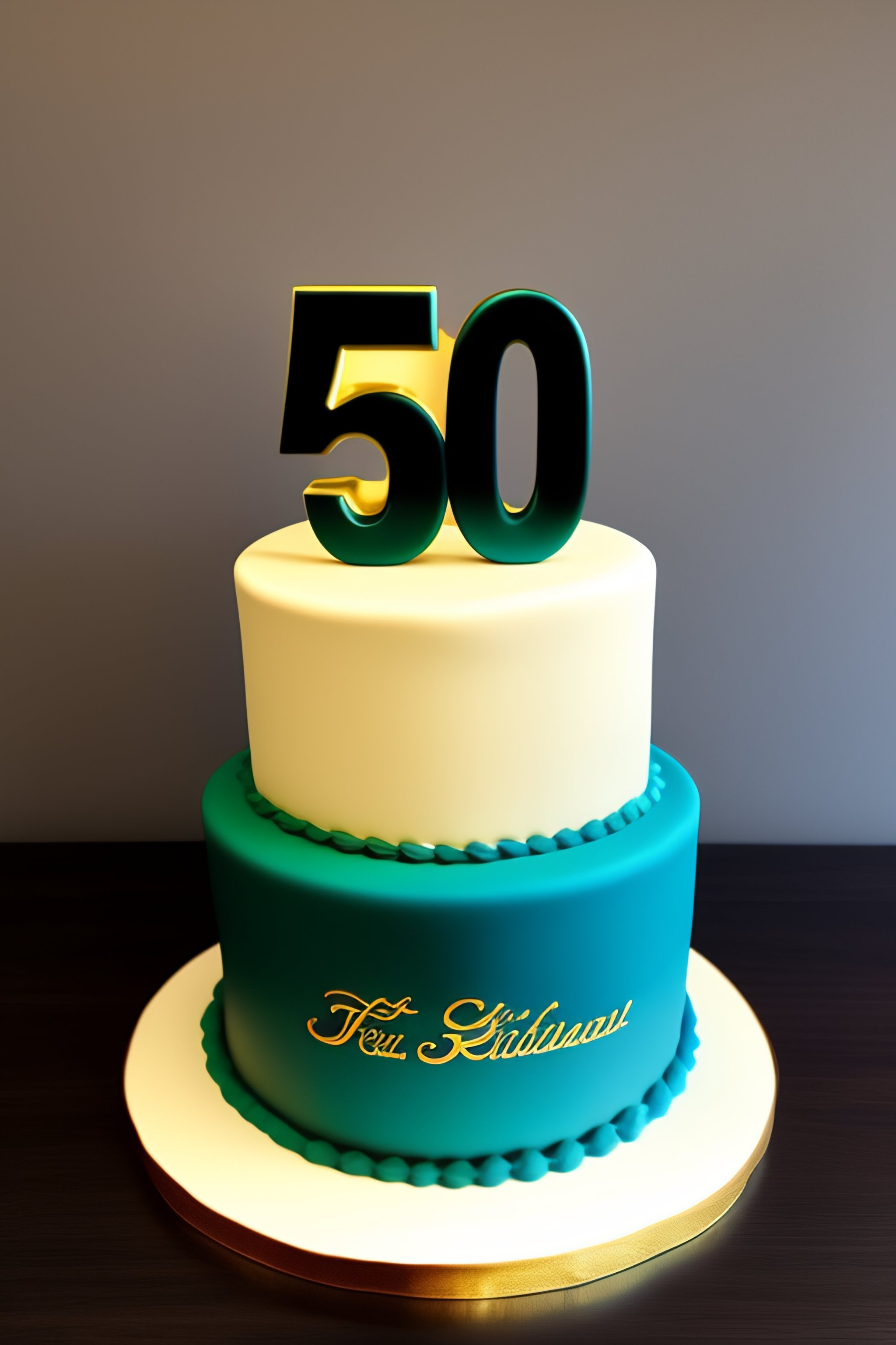 Lexica - 50 years cake