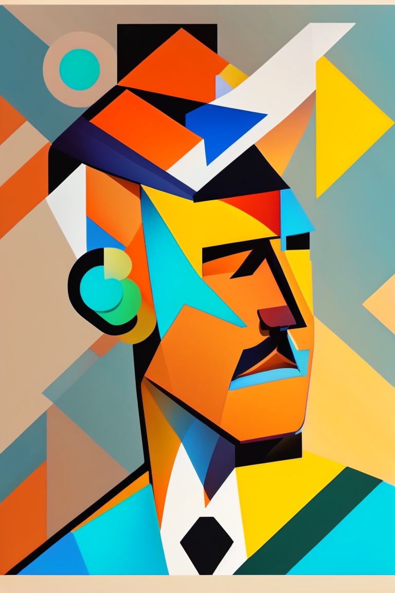 Lexica - Comic book style, graphic mid-century modern, abstract ...