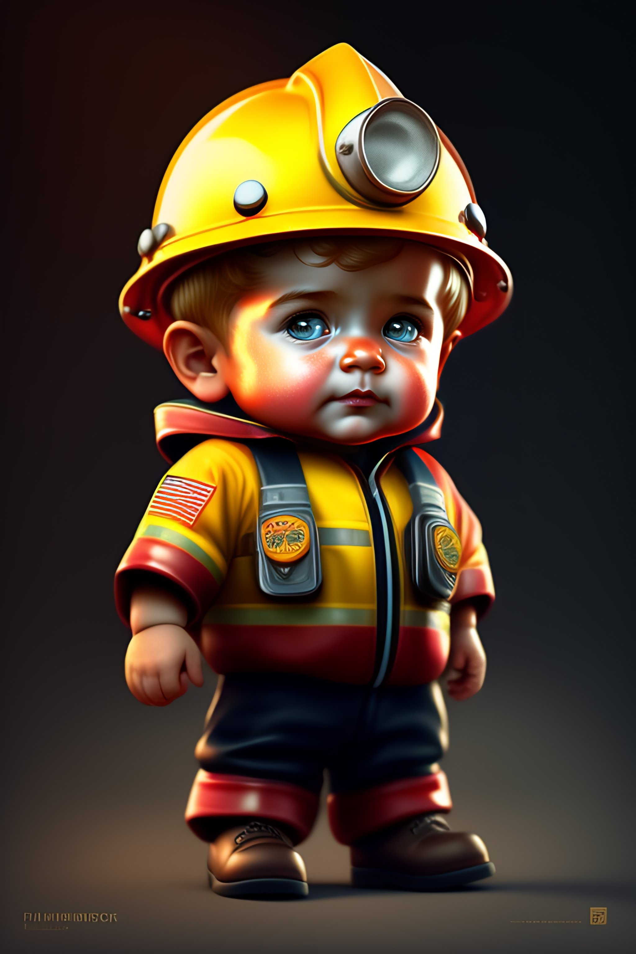 Lexica - Baby Fireman 1970,render, cgsociety, artstation trending ...