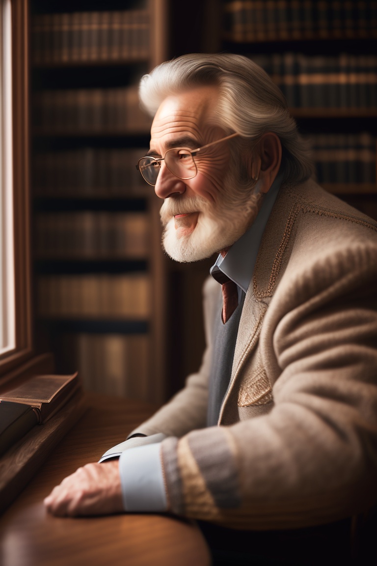 Lexica - A wise 60 years old man with a front face, his weathered skin ...