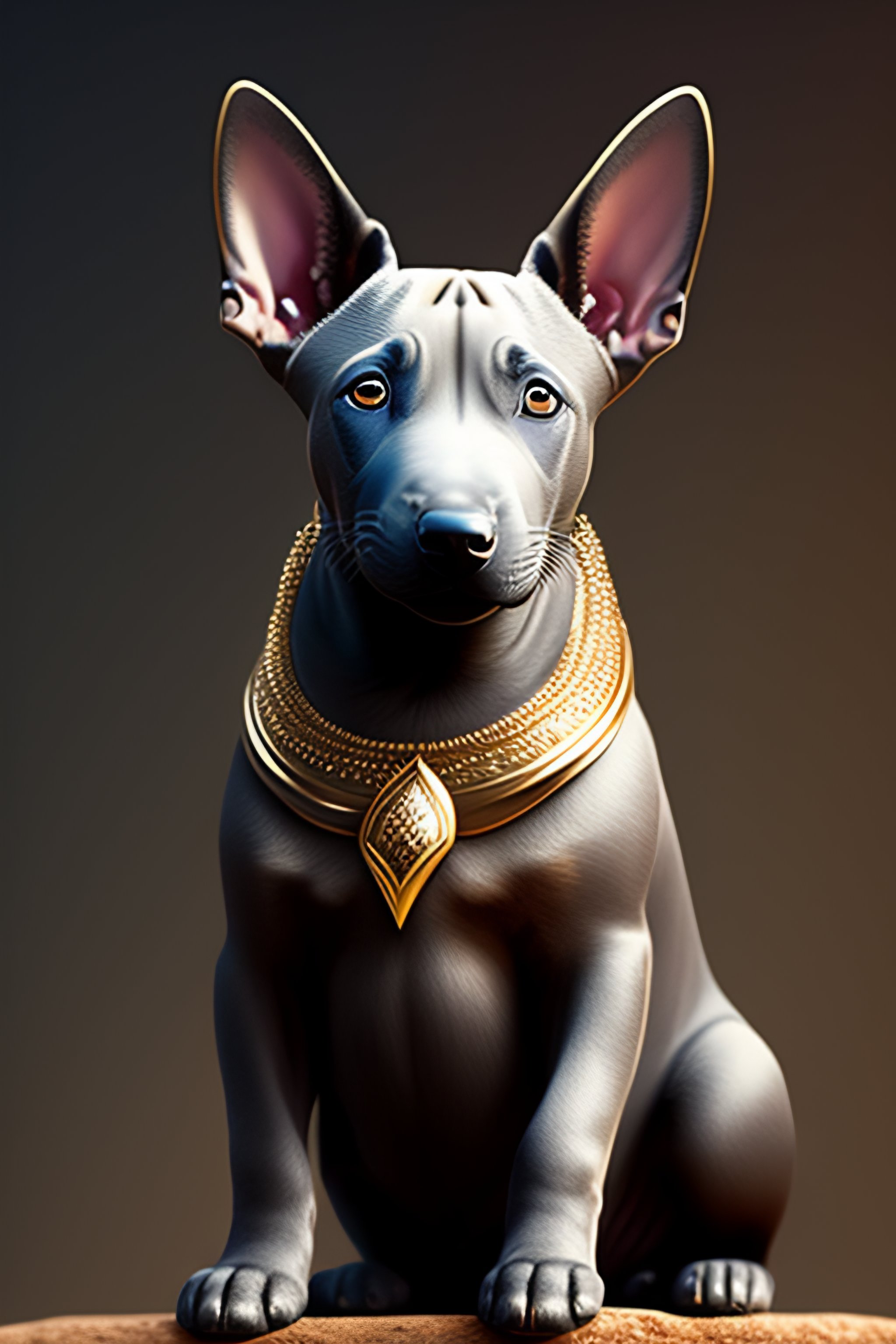 Lexica - Cute and adorable cartoon grey thai ridgeback baby as a ...