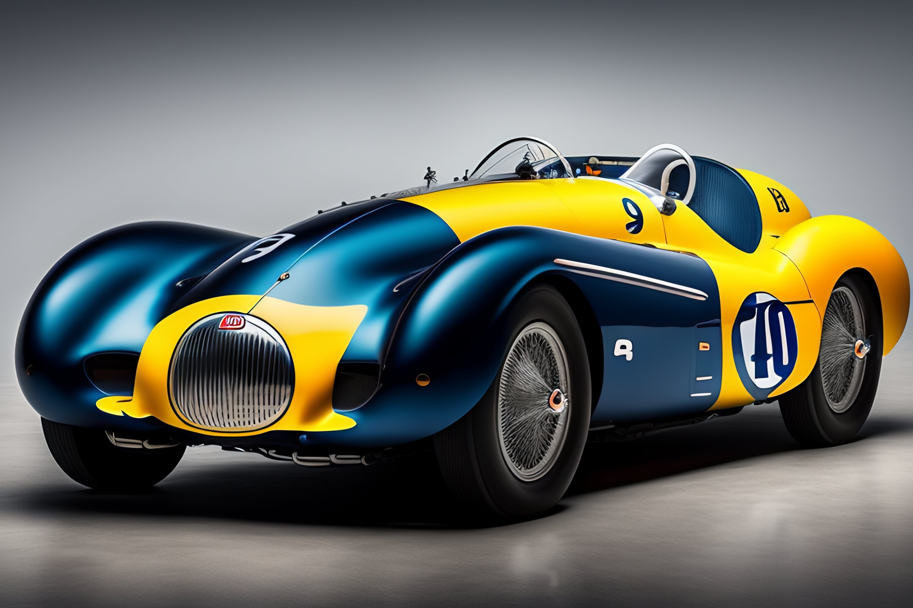 Lexica - A 1955 Bugatti race car
