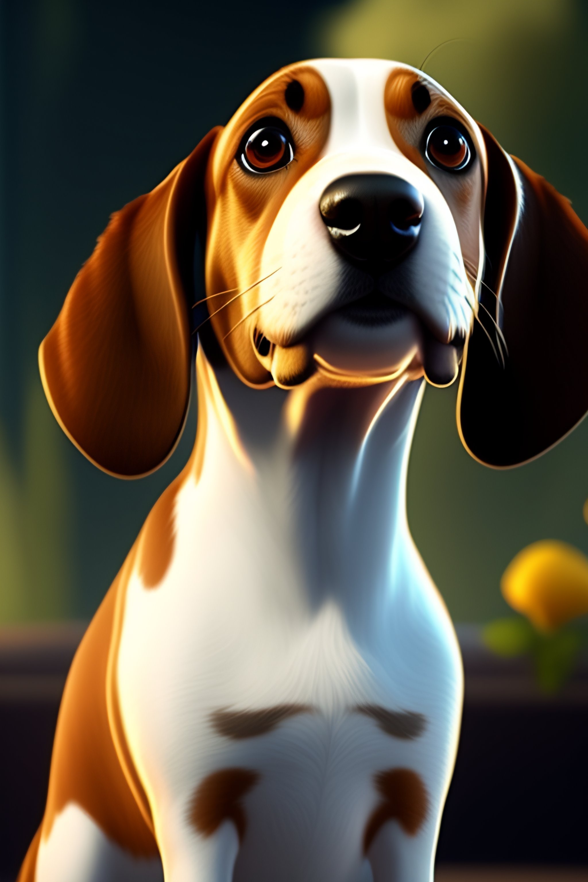 Lexica - Beagle, White snout, White head, Large eyes, 10 years old ...