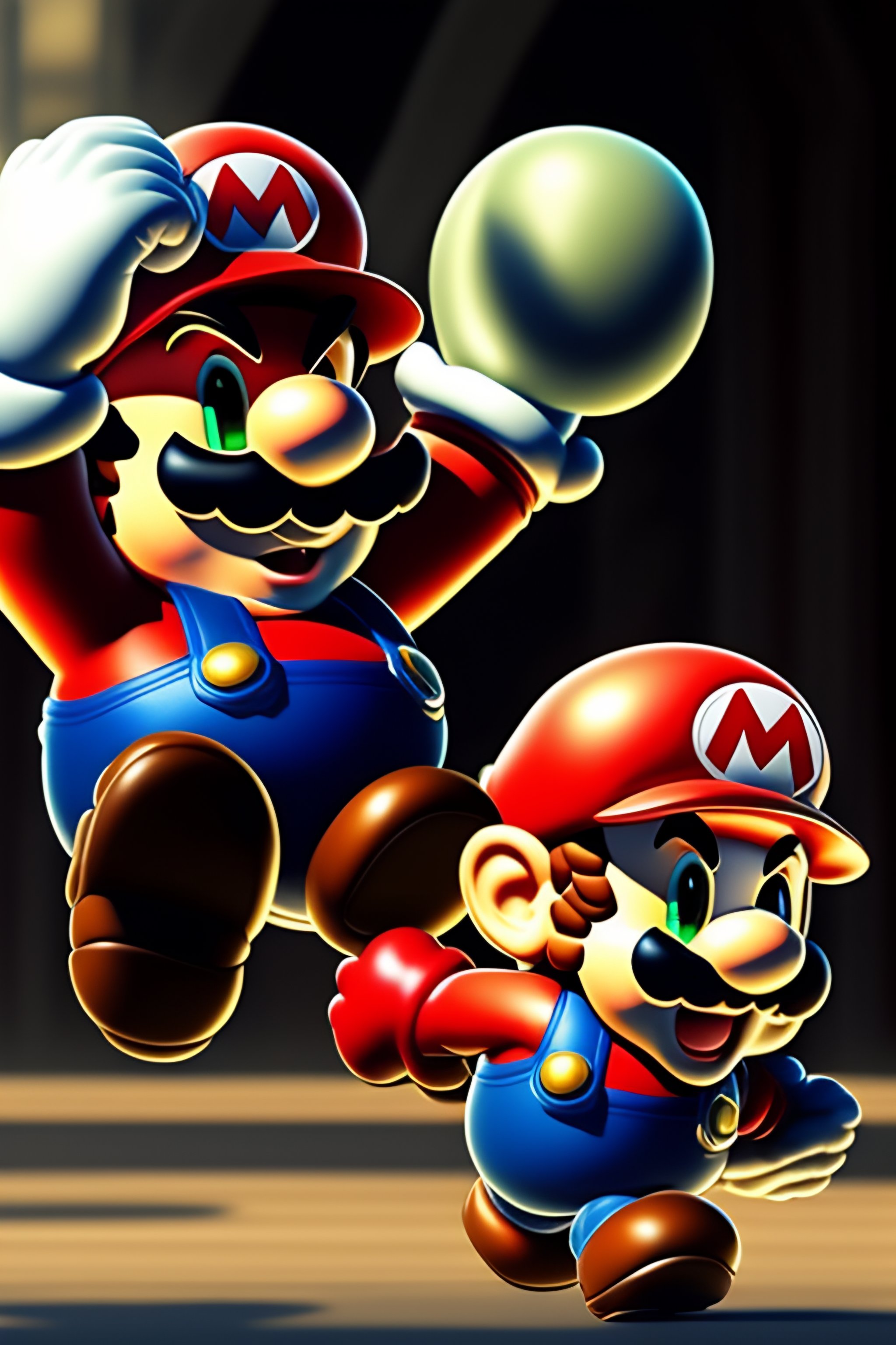 Lexica - Mario and his gang beating up yoshi, Realistic, Blood, drama ...