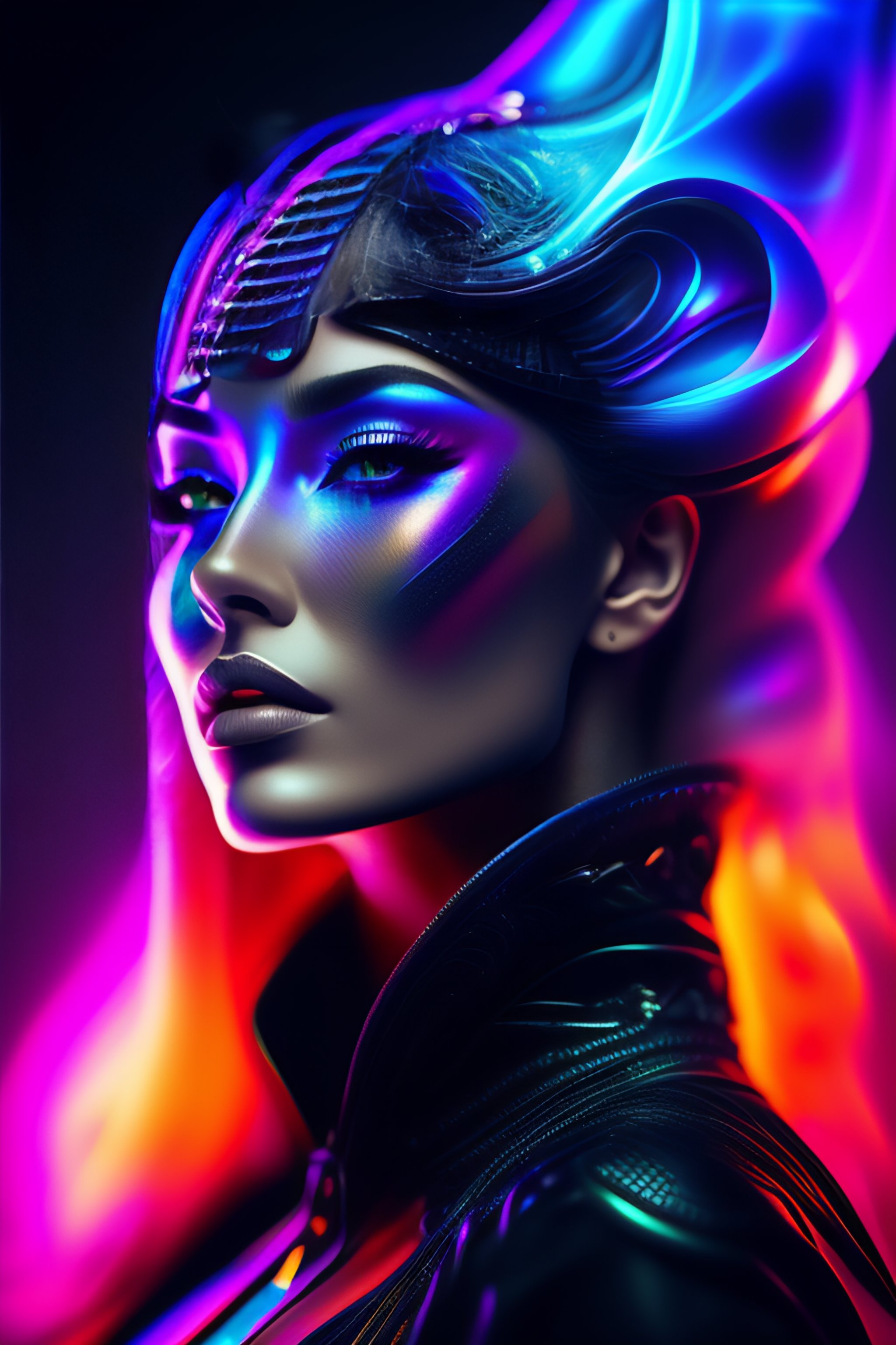 Lexica - Hypermaximalist photorealistic futuristic surrealism, Hacker ...