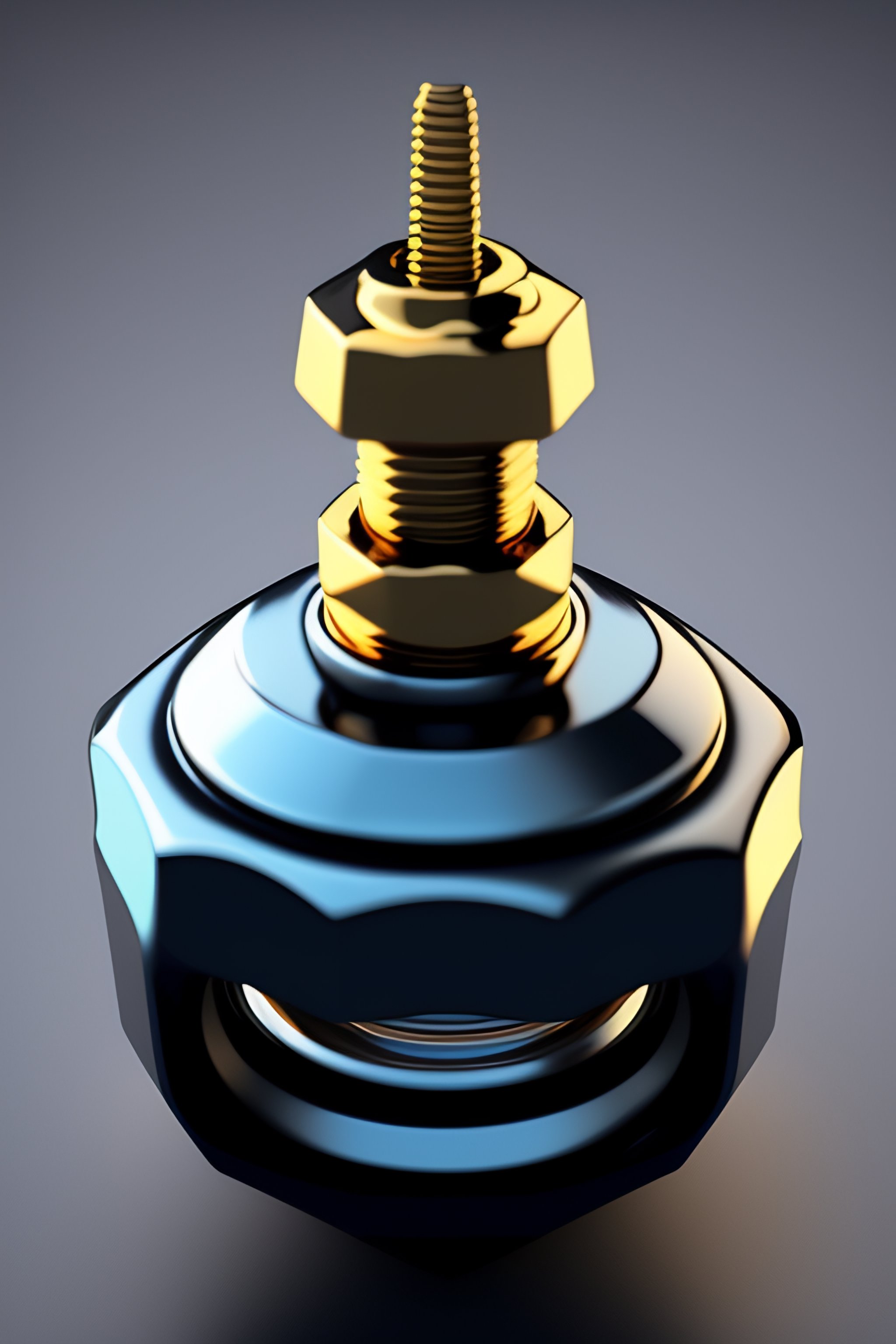 Lexica - Hexagon screw head with human head
