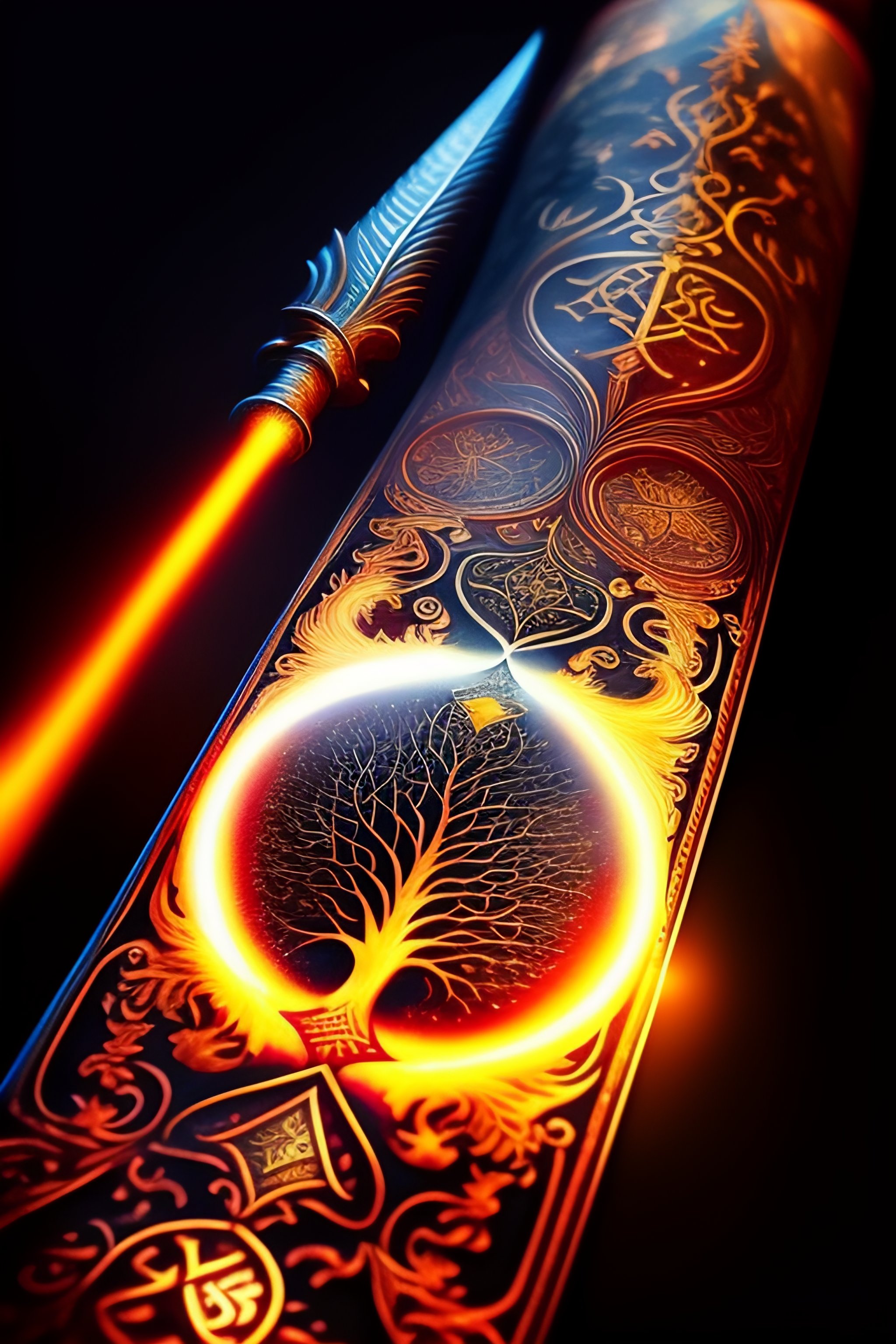 Lexica - Cool tattoo, maximum detail, magic, protection, warrior ...