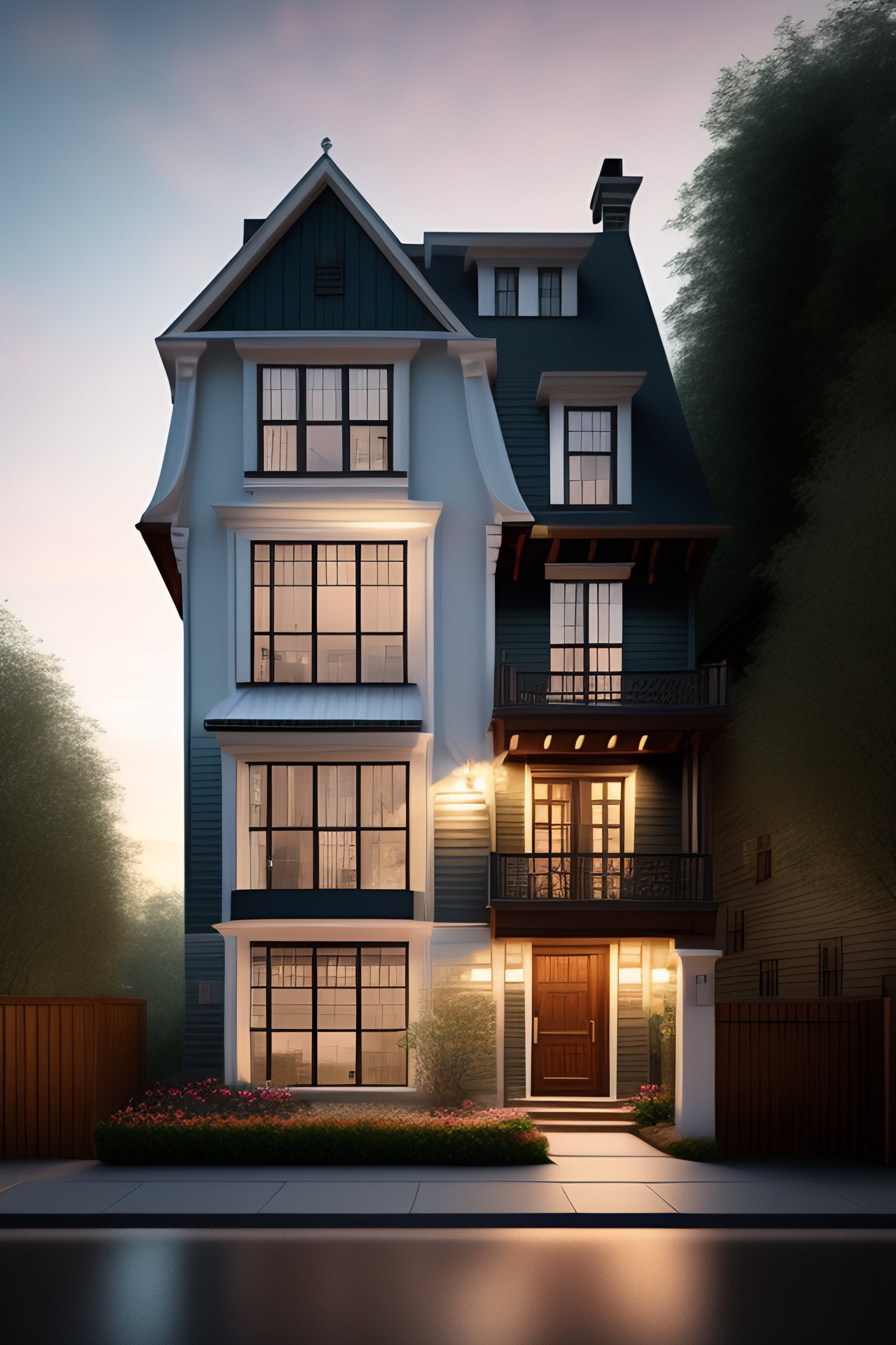 Lexica - Two story house in times square