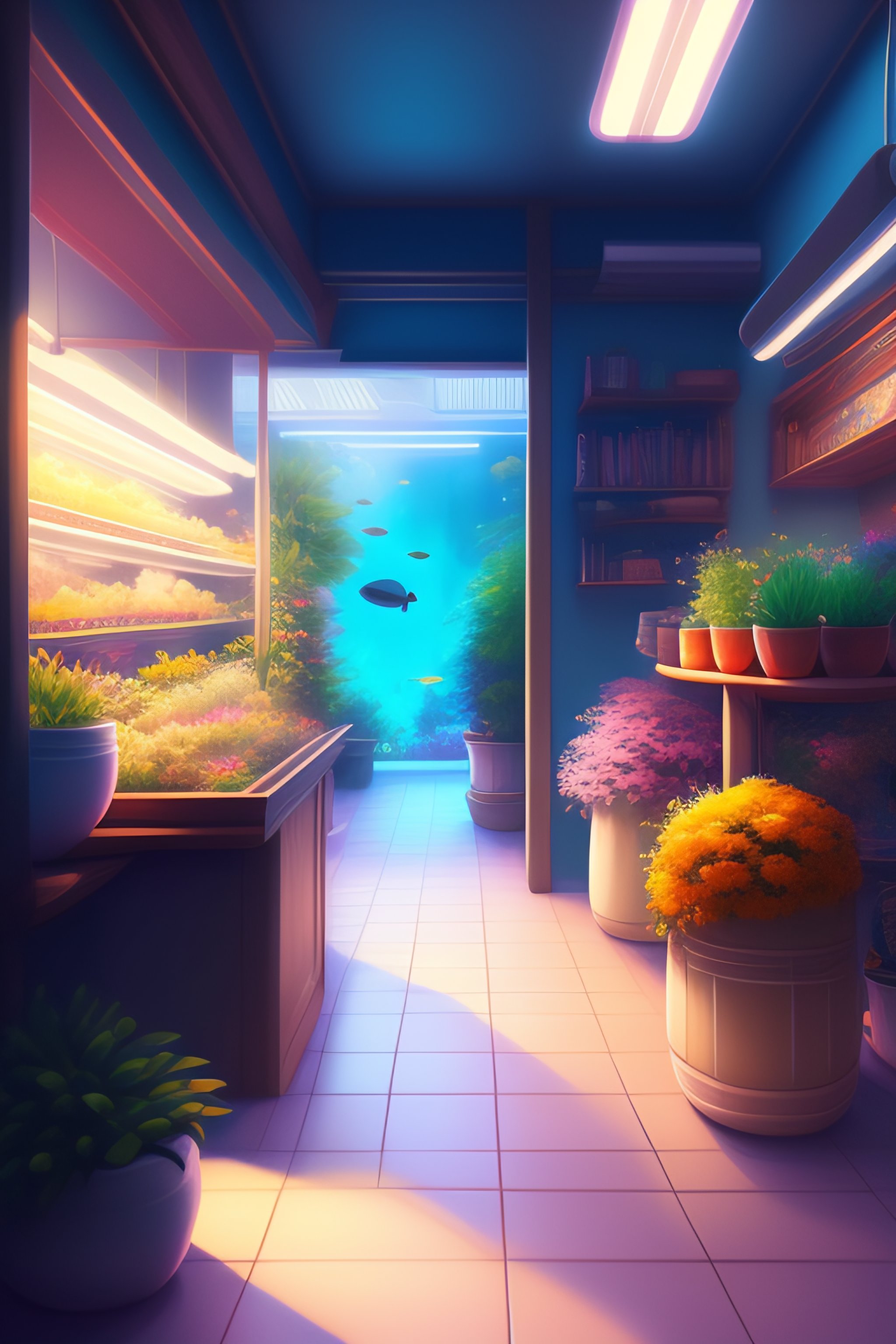 Lexica - Bright cheery placid pastel deep cozy moody cluttered ...