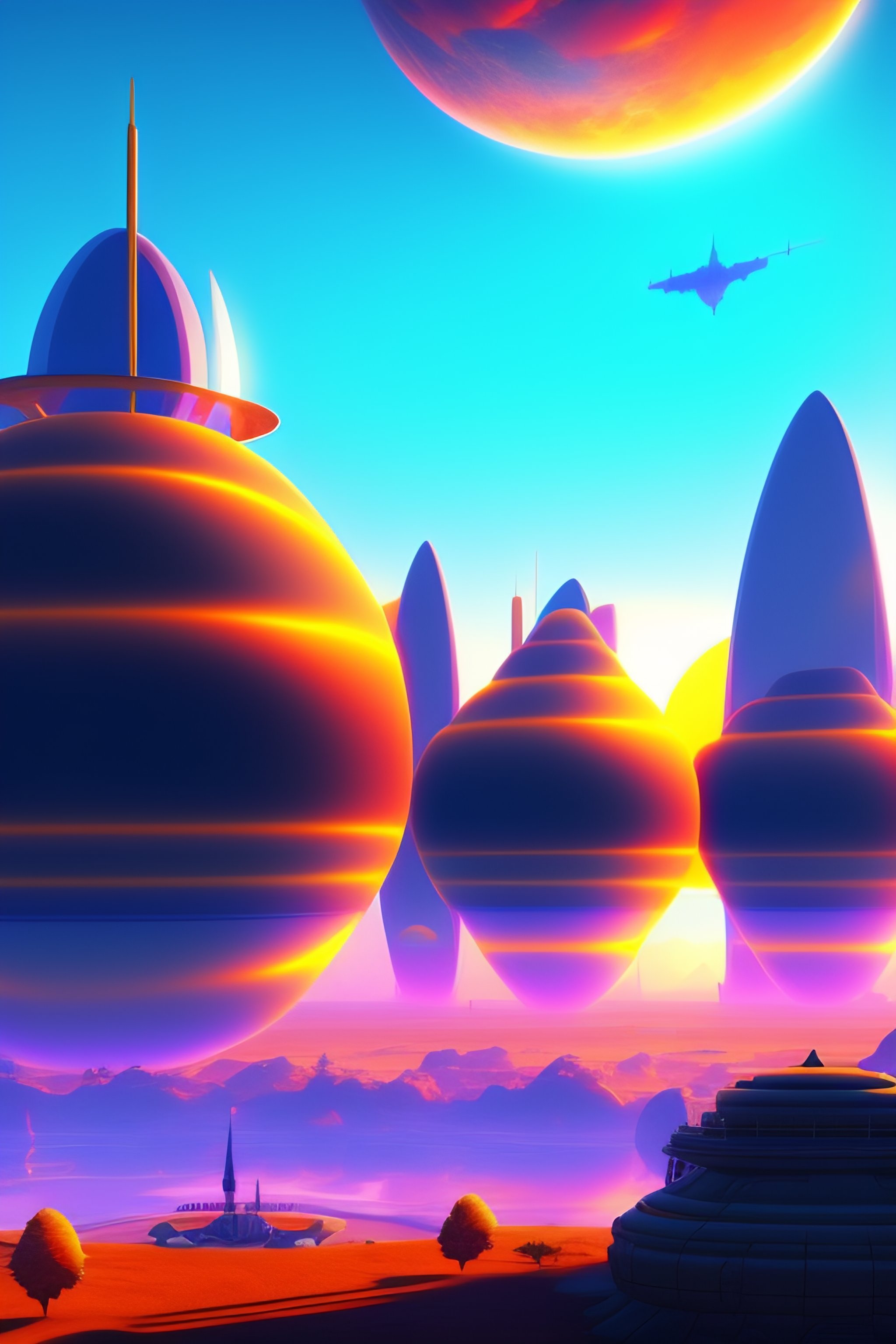 Lexica - 3d game world, digital world, RPG game world, futuristic ...