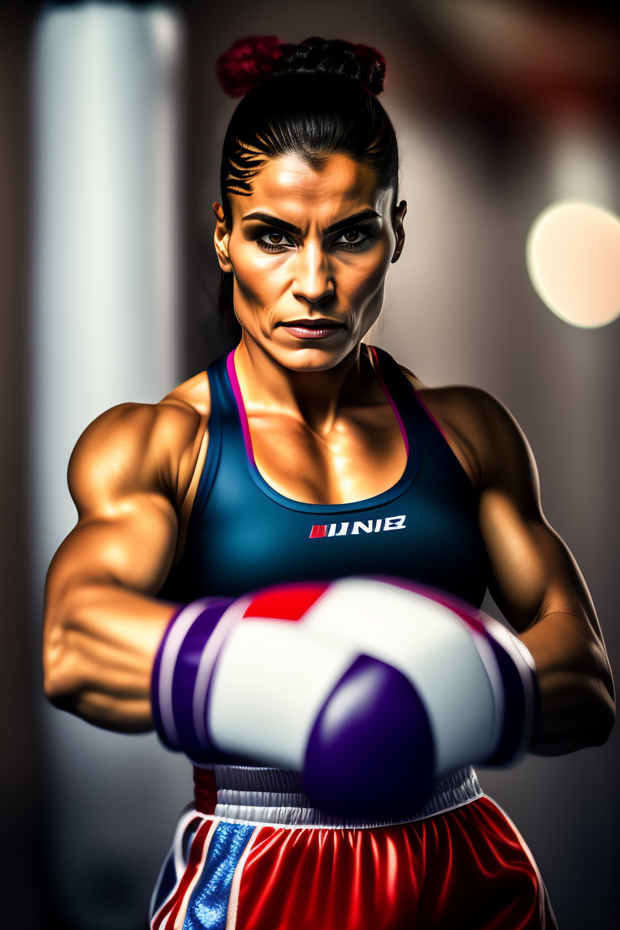 Lexica - A Romanian woman boxing fighter