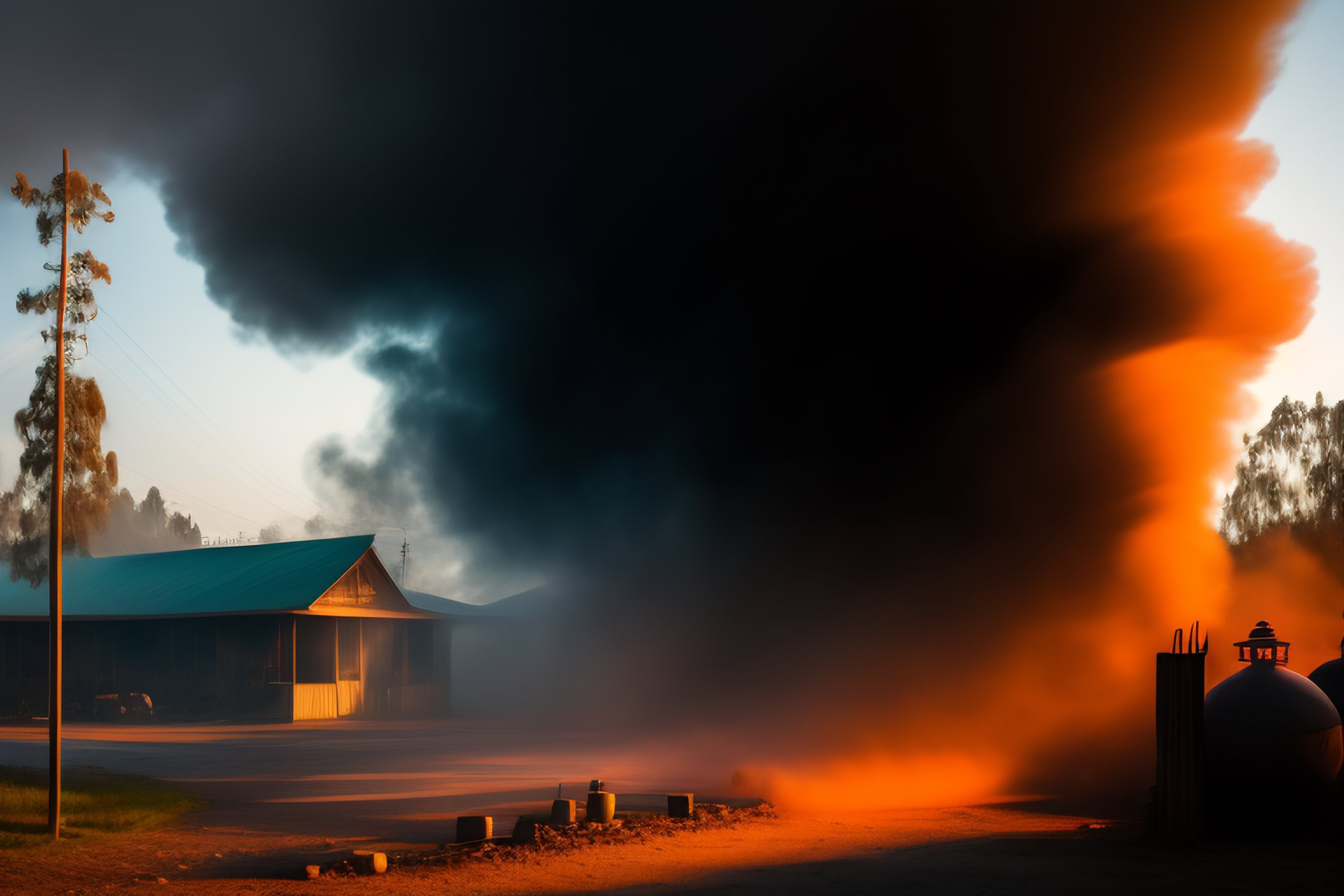 Lexica - Horror smoke background