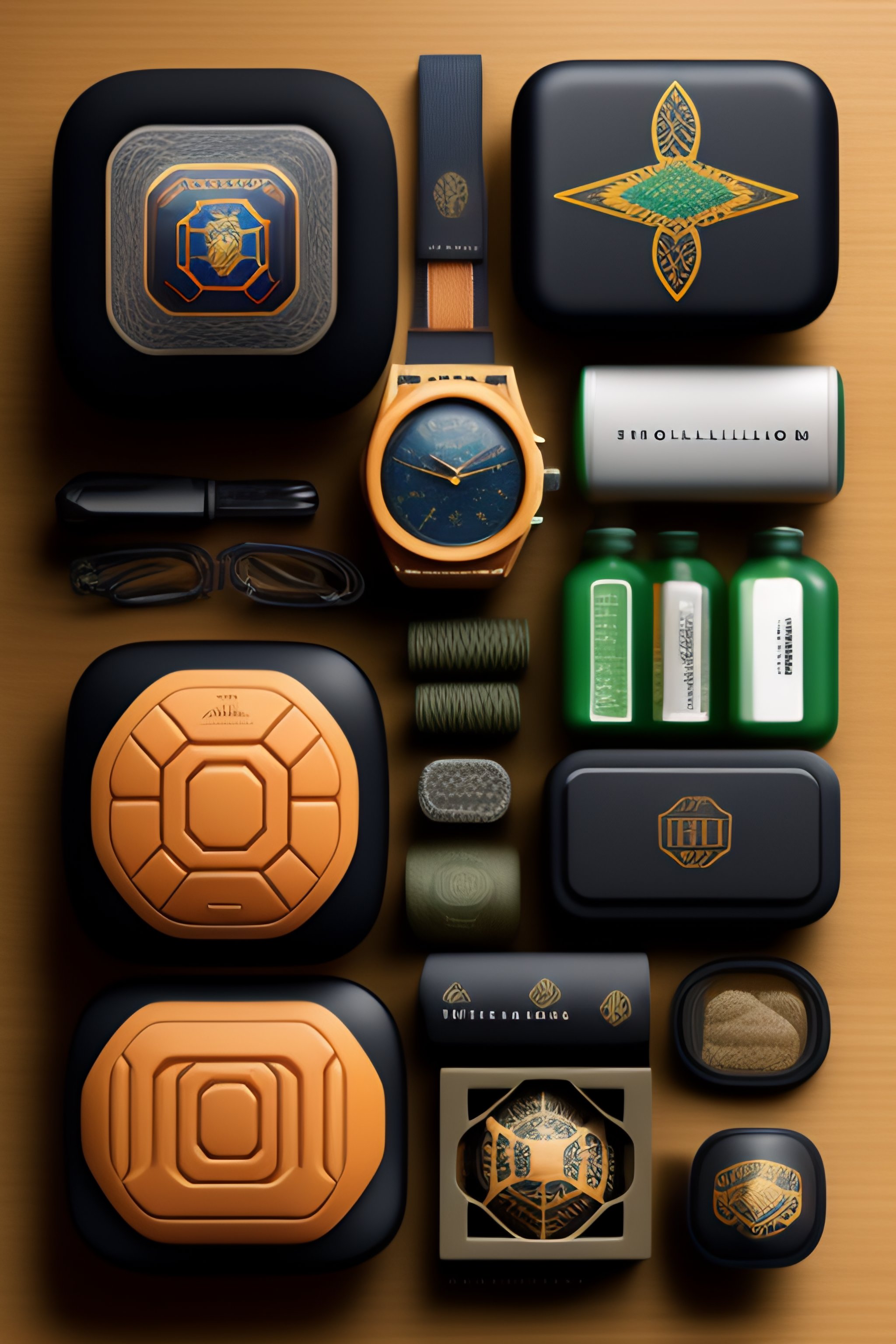 Lexica - World-bearing Turtle, Daily Carry, Knolling