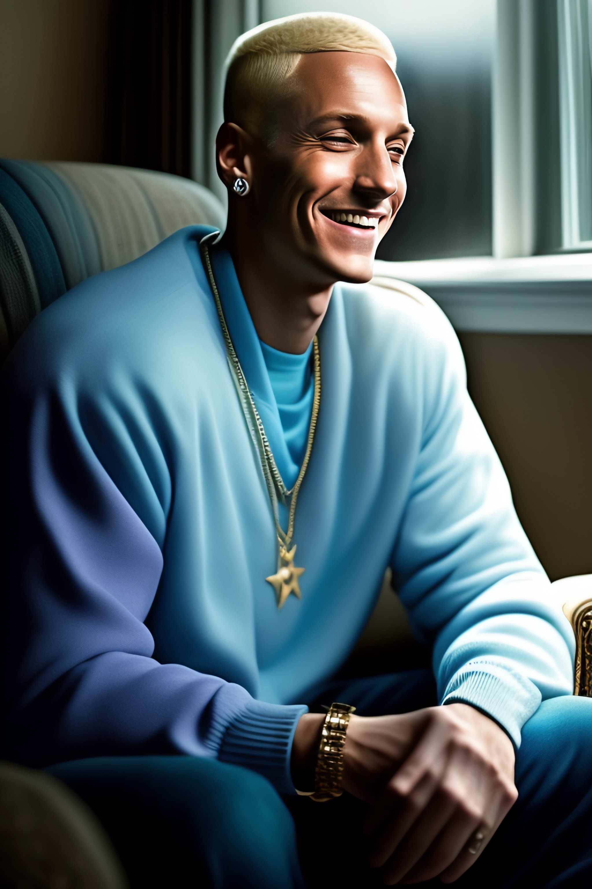 Lexica - Eminem, now a very old man, sat in his armchair reflecting on ...