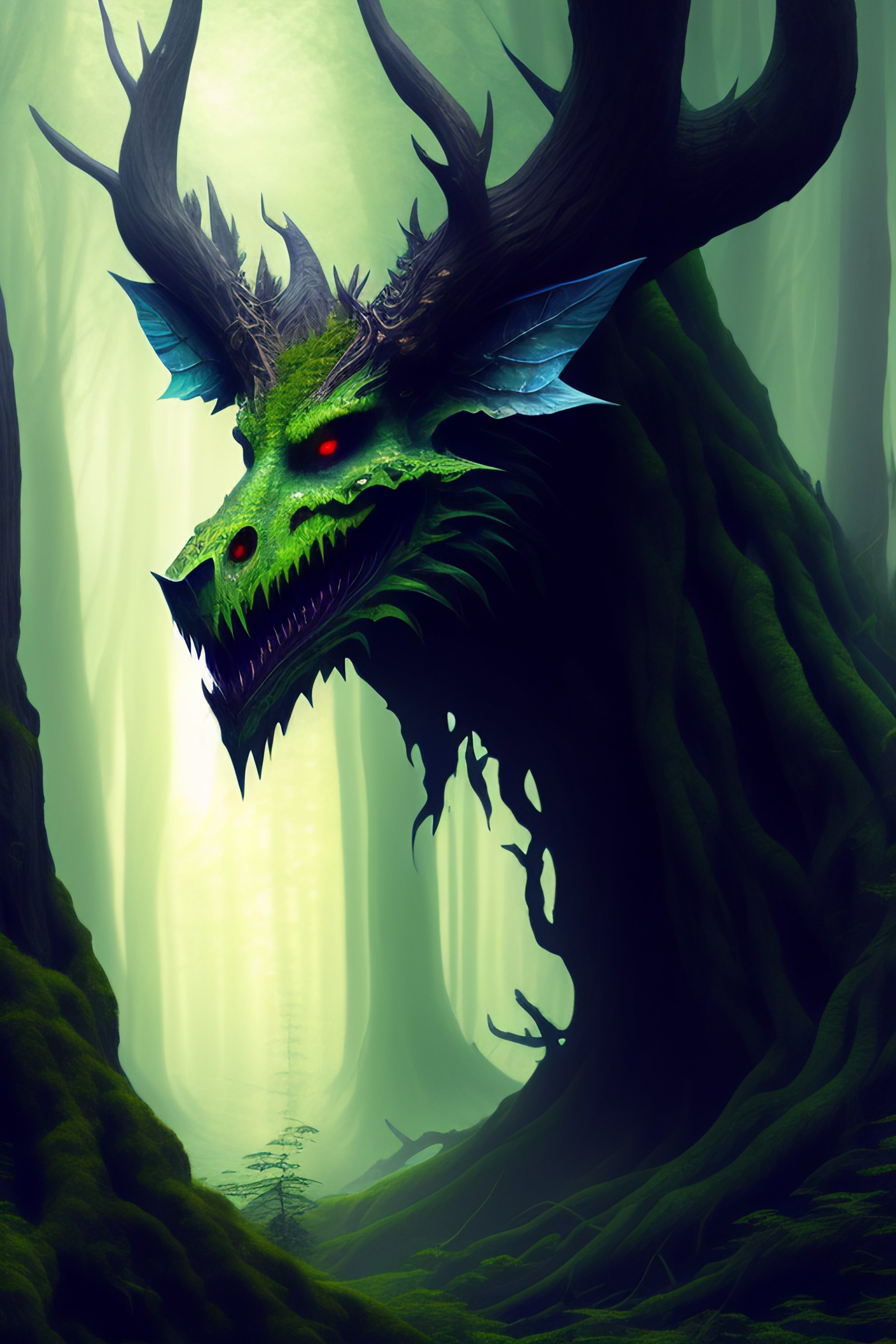 Lexica - Leshens, spriggan, sorceror of the forest, bone head, It was a ...