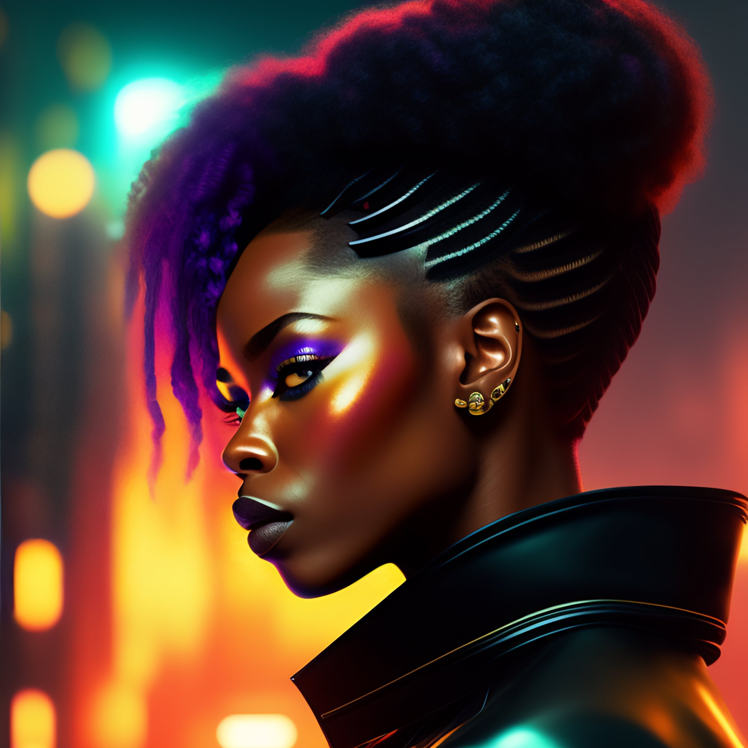 Lexica - Jamaica in the Dystopian Future, retro futurisim, the fifth element, blade runner,4056