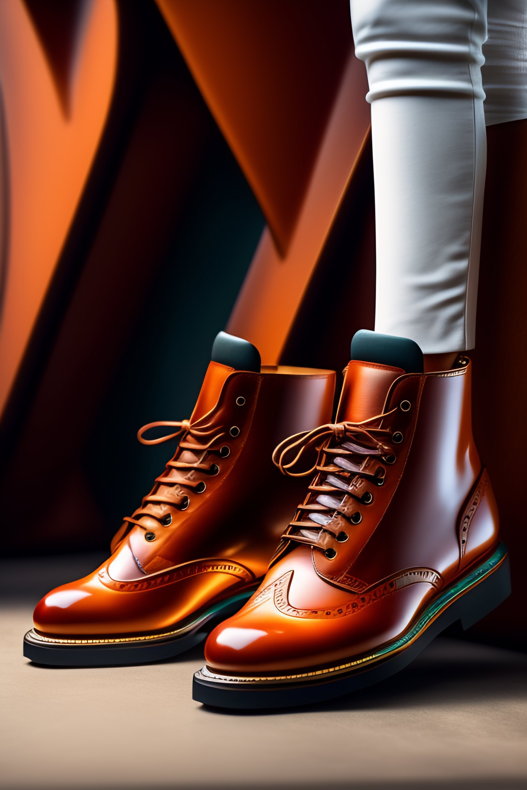 Lexica - Photorealistic, ultaboost outsole, 8k, leather upper, formal ...