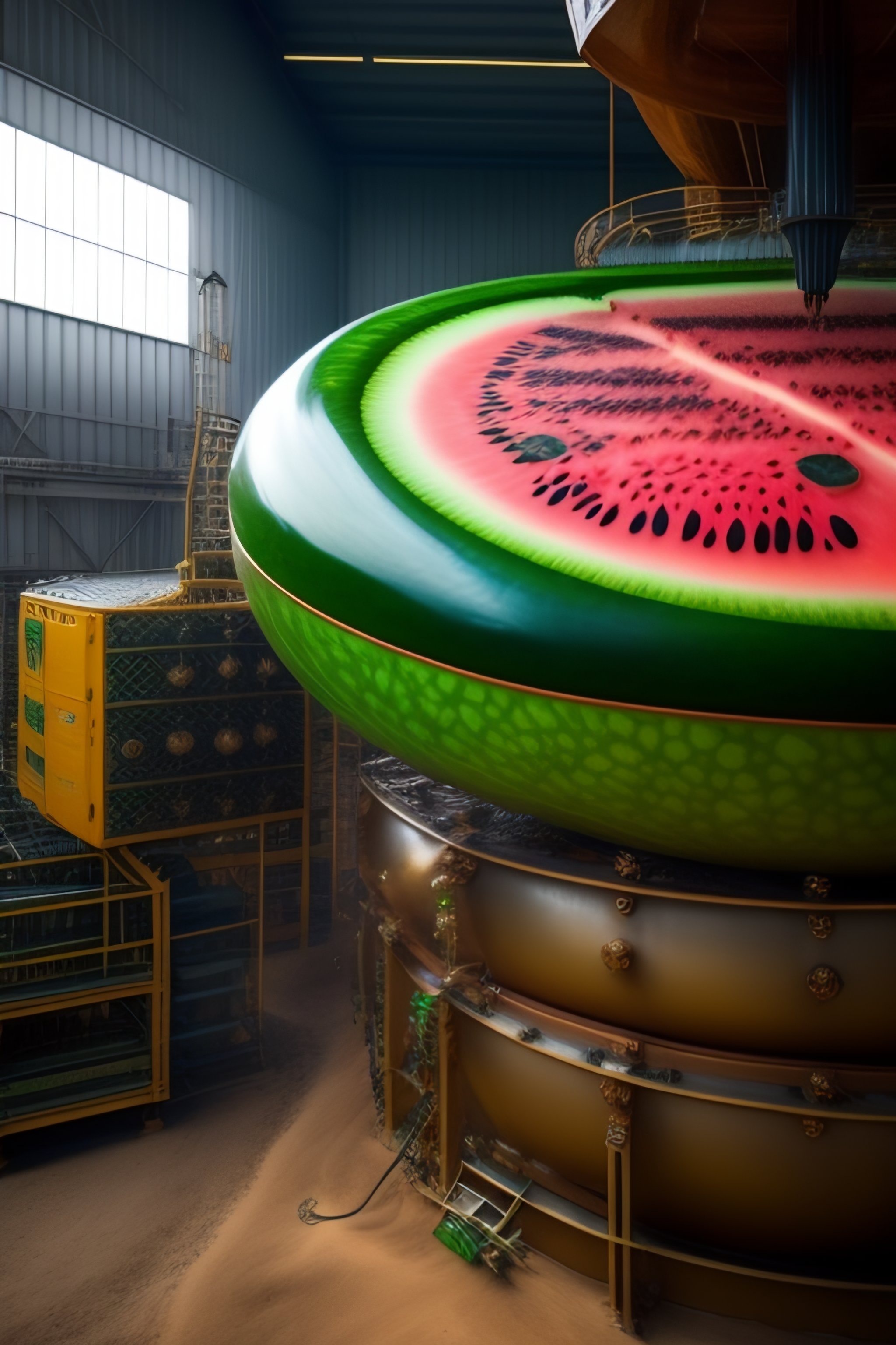 Lexica - Medival machine that turns watermelons into energy