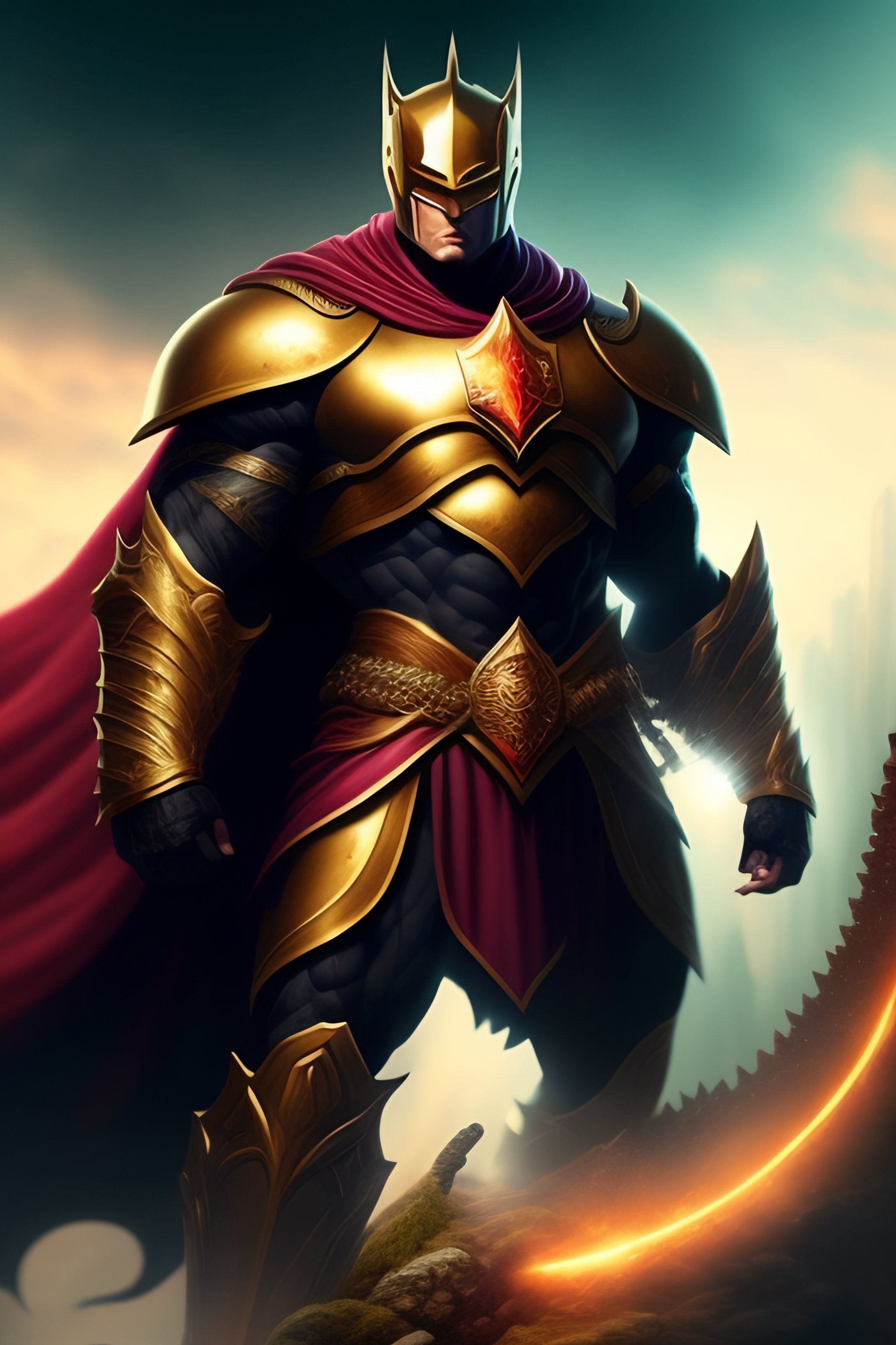 Lexica - Fantasy man Knight god