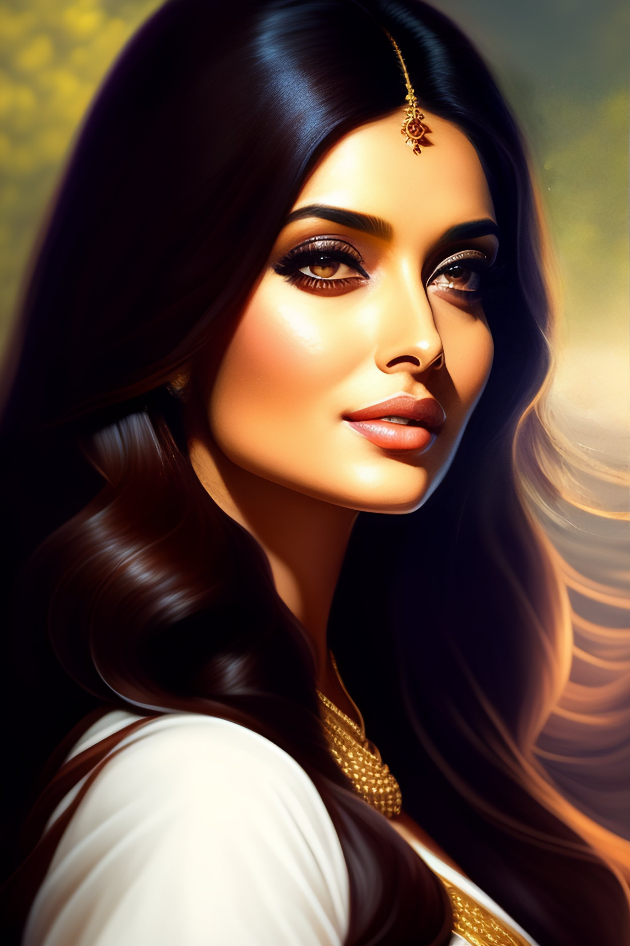 Lexica - Aishwarya Rai Bachchan, Indian actor, baroque oil painting ...