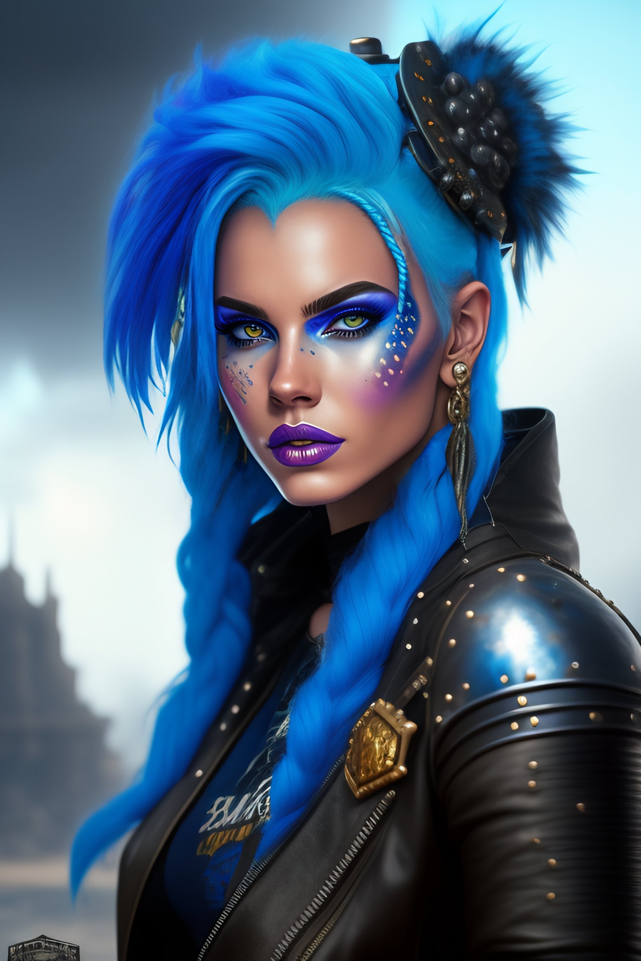 Lexica - A League of Legends Portrait of JINX The Loose Cannon as a ...