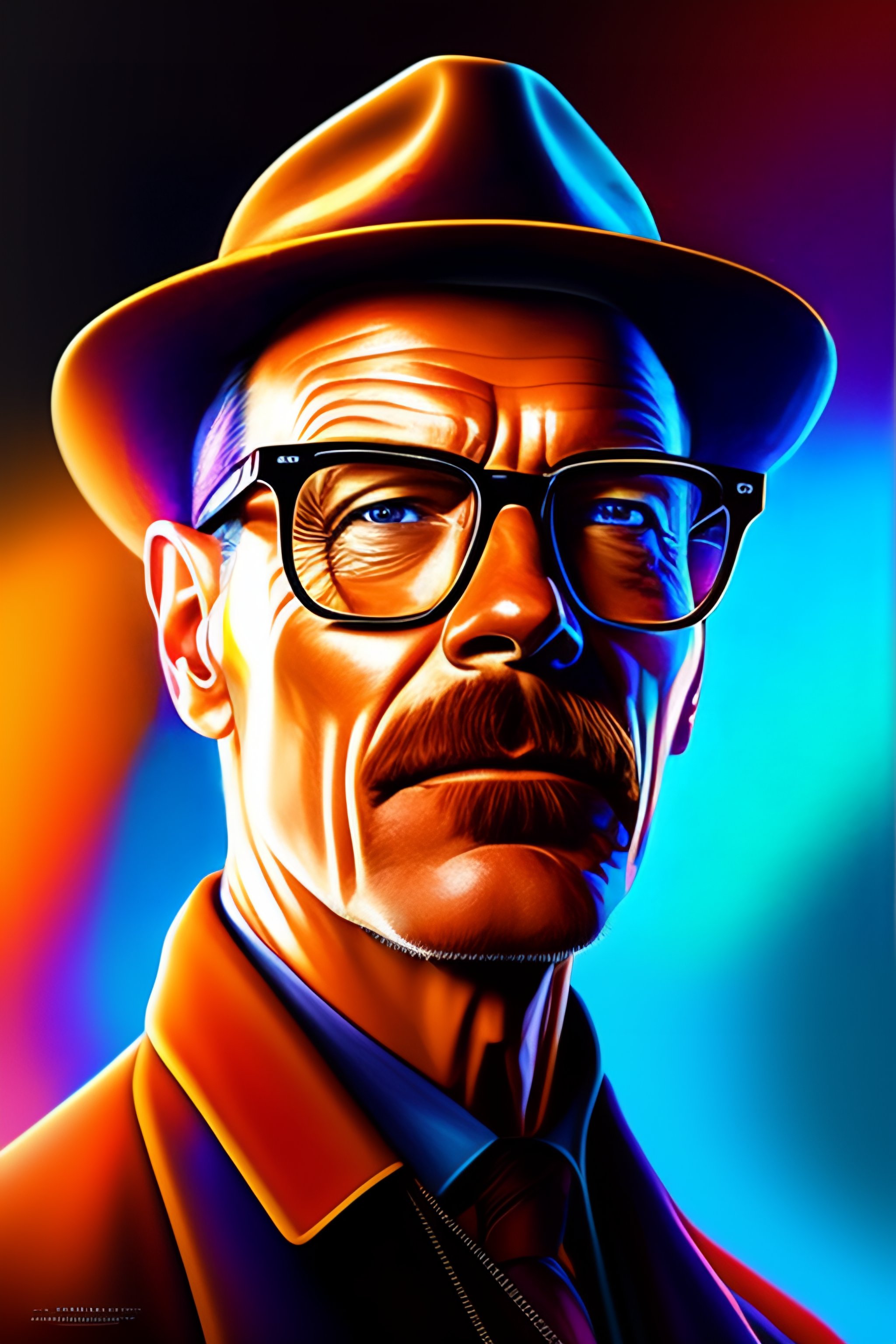 Lexica - Bryan Cranston from the TV series Breaking Bad bald in a hat ...