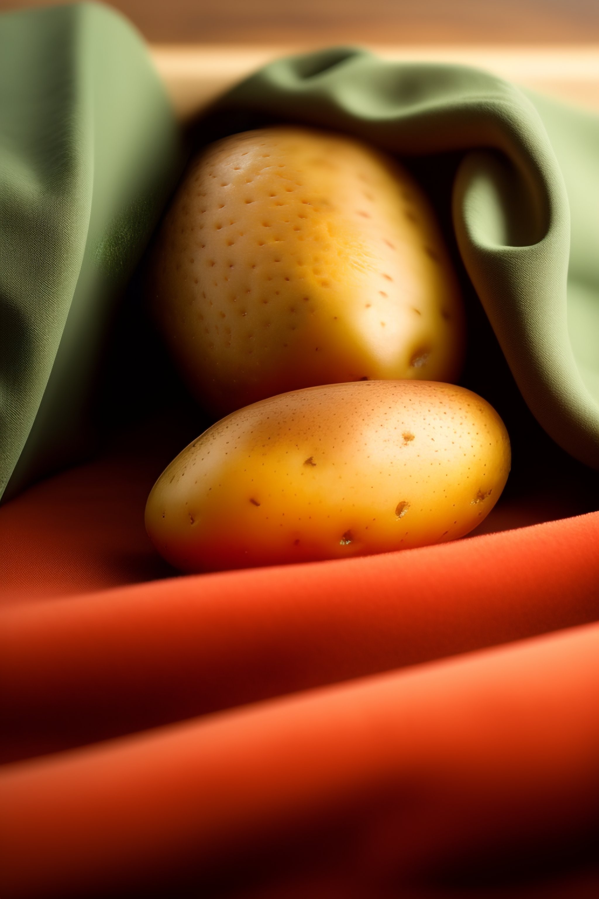 Lexica - Potato with human face but sleepy