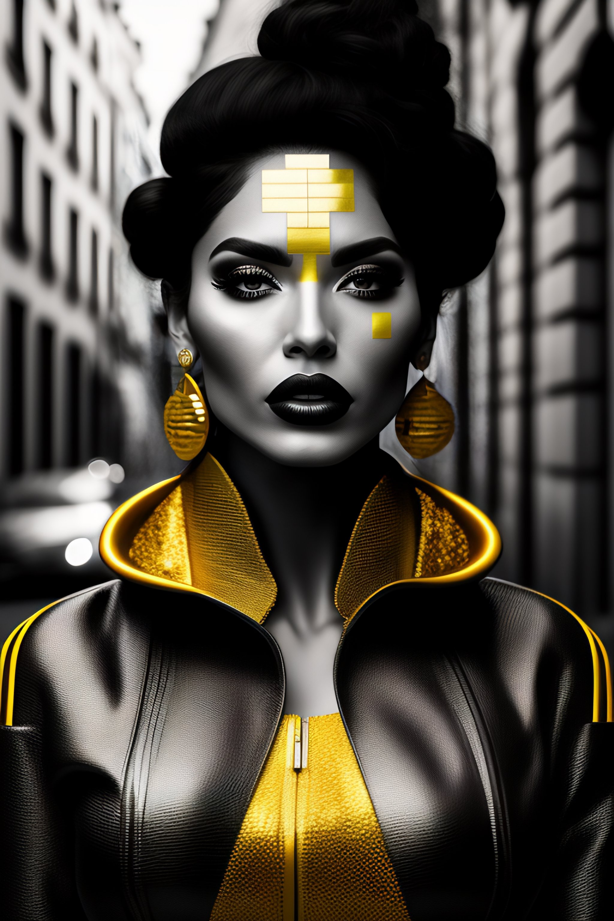 Lexica - Pop art, hyper-latina maya female model in the streets of ...