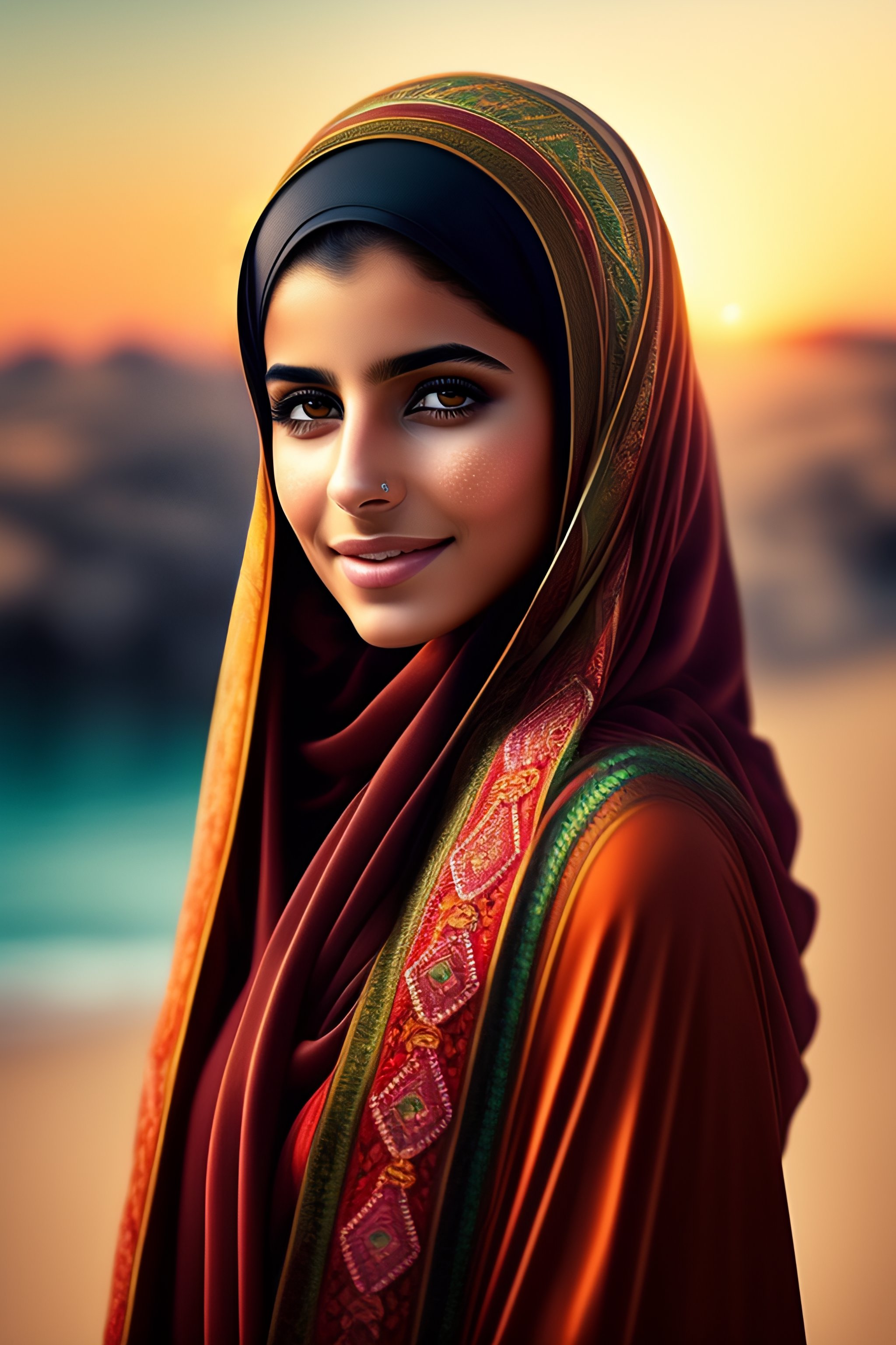 Lexica - Arabic girl