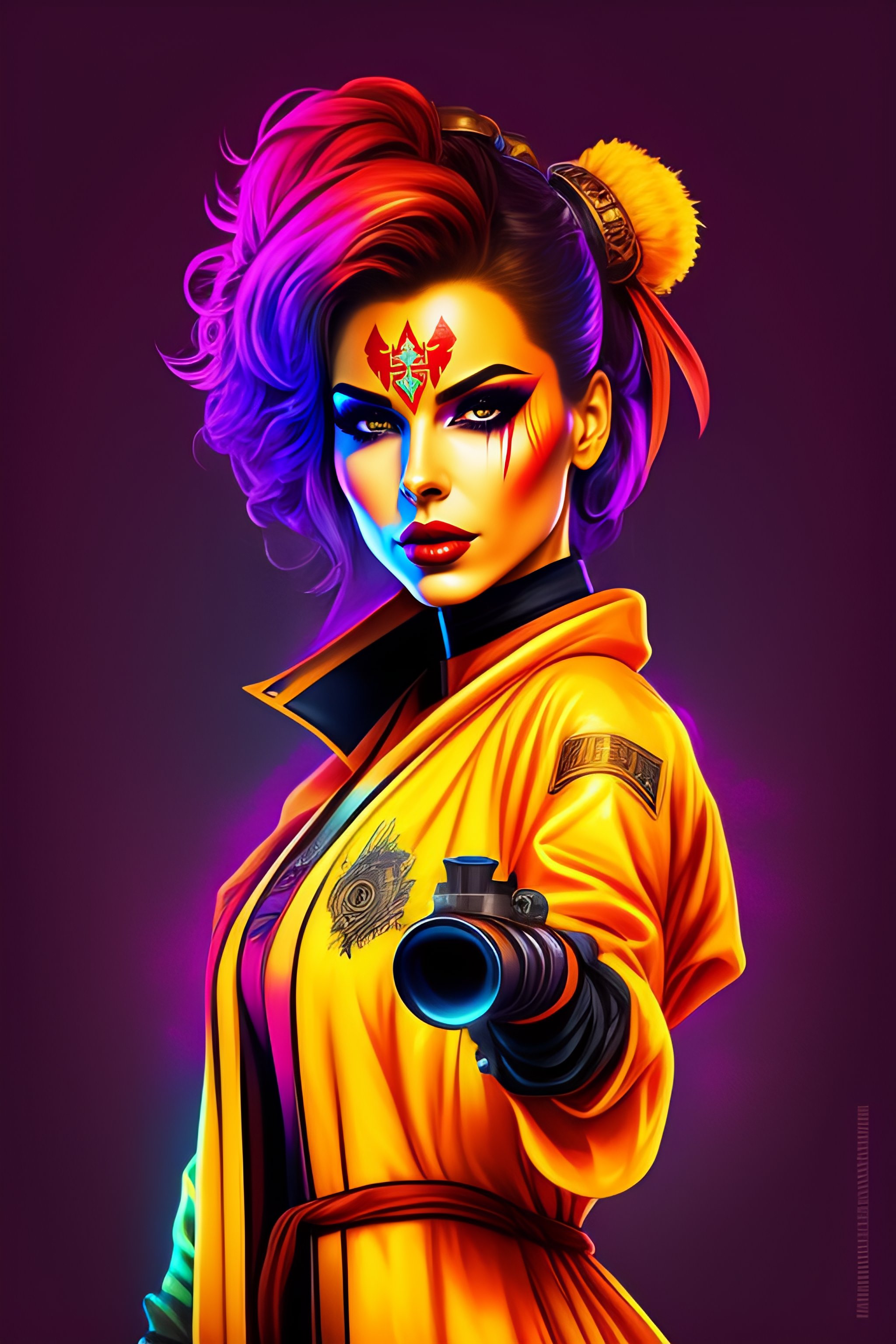 Lexica - An anthropomorphic beautiful female borderlands 3 psycho ...