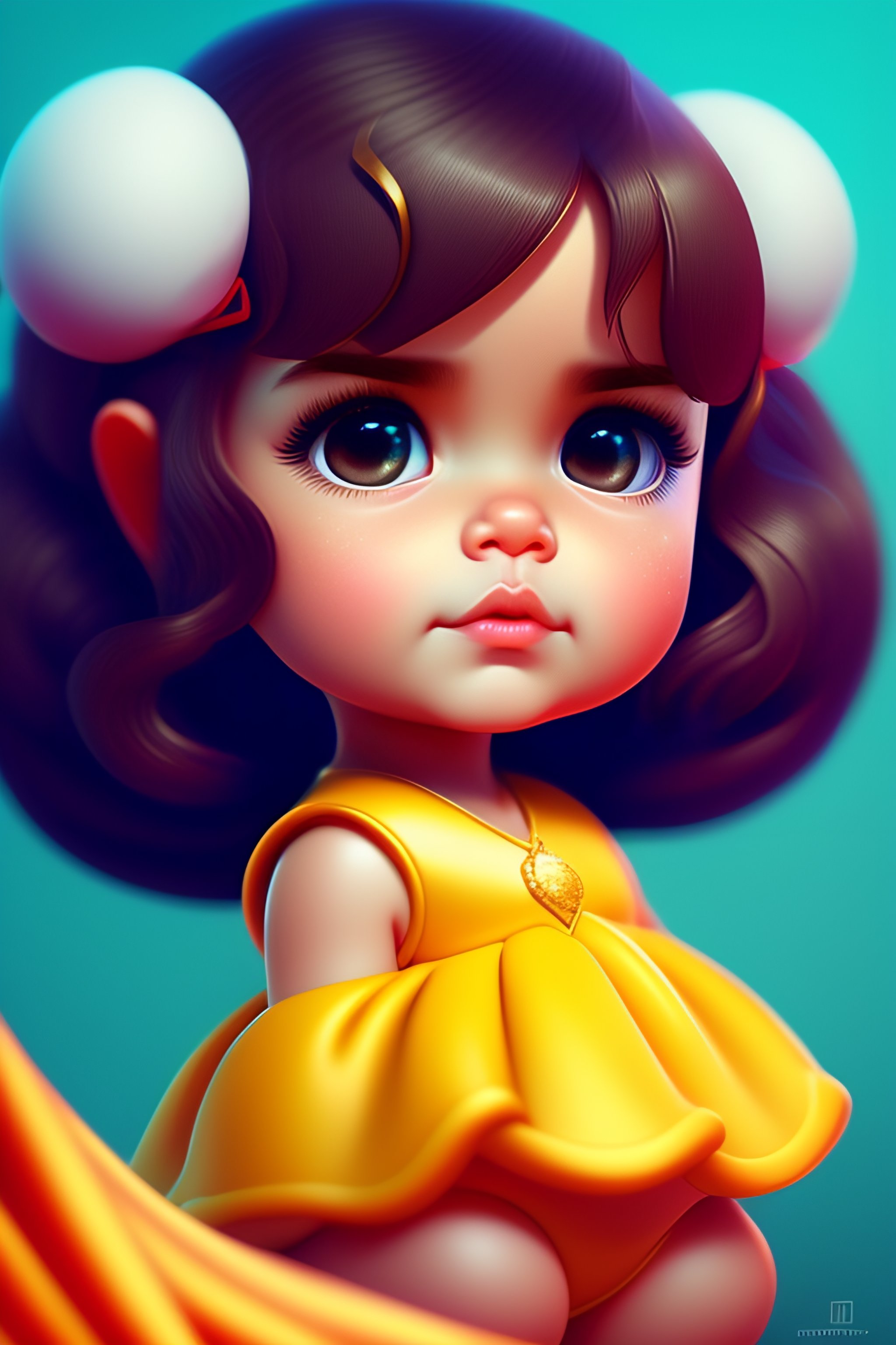 Selena Gomez Cartoon Cute