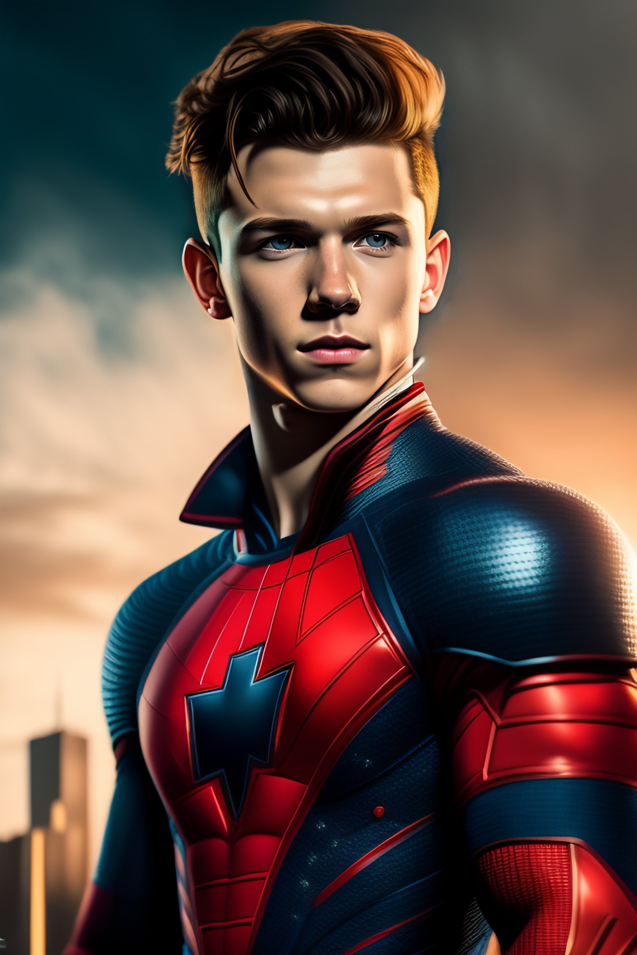 Lexica - A full-body portrait of Tom Holland, surreal, highly detailed ...