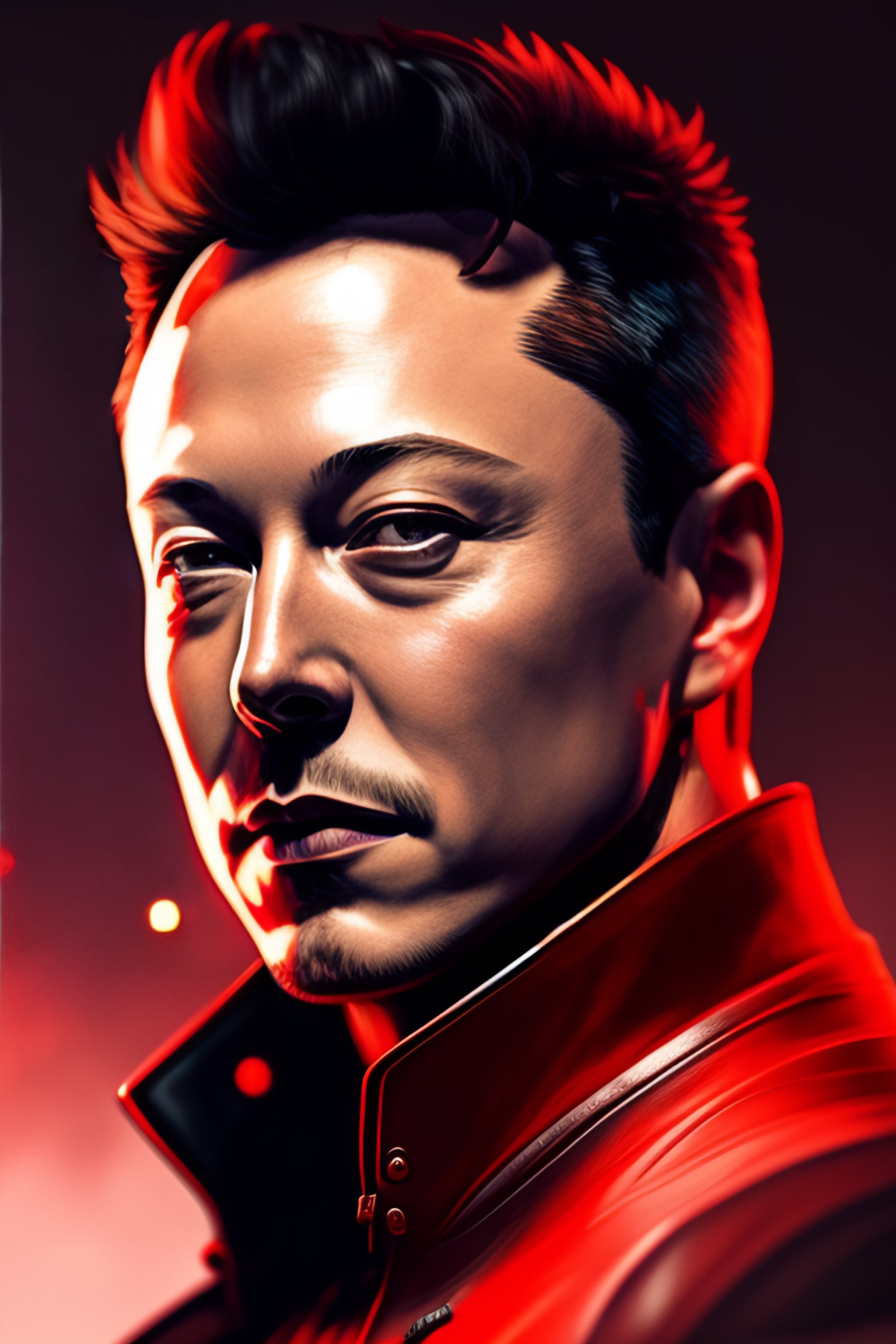 Lexica - Highly detailed portrait of elon musk, by Michael Reeder ...