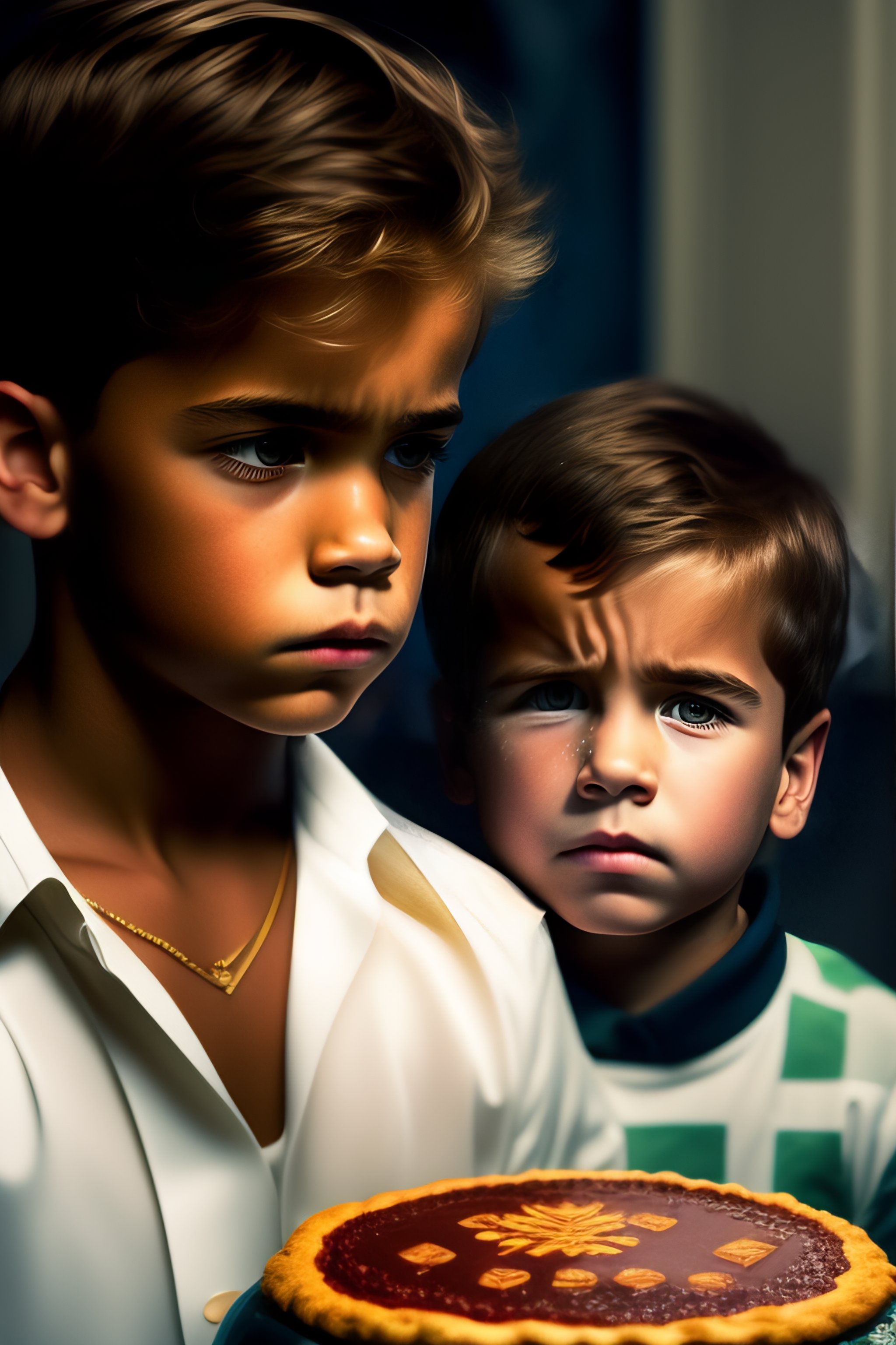 Lexica - Photo of rich and sad kid