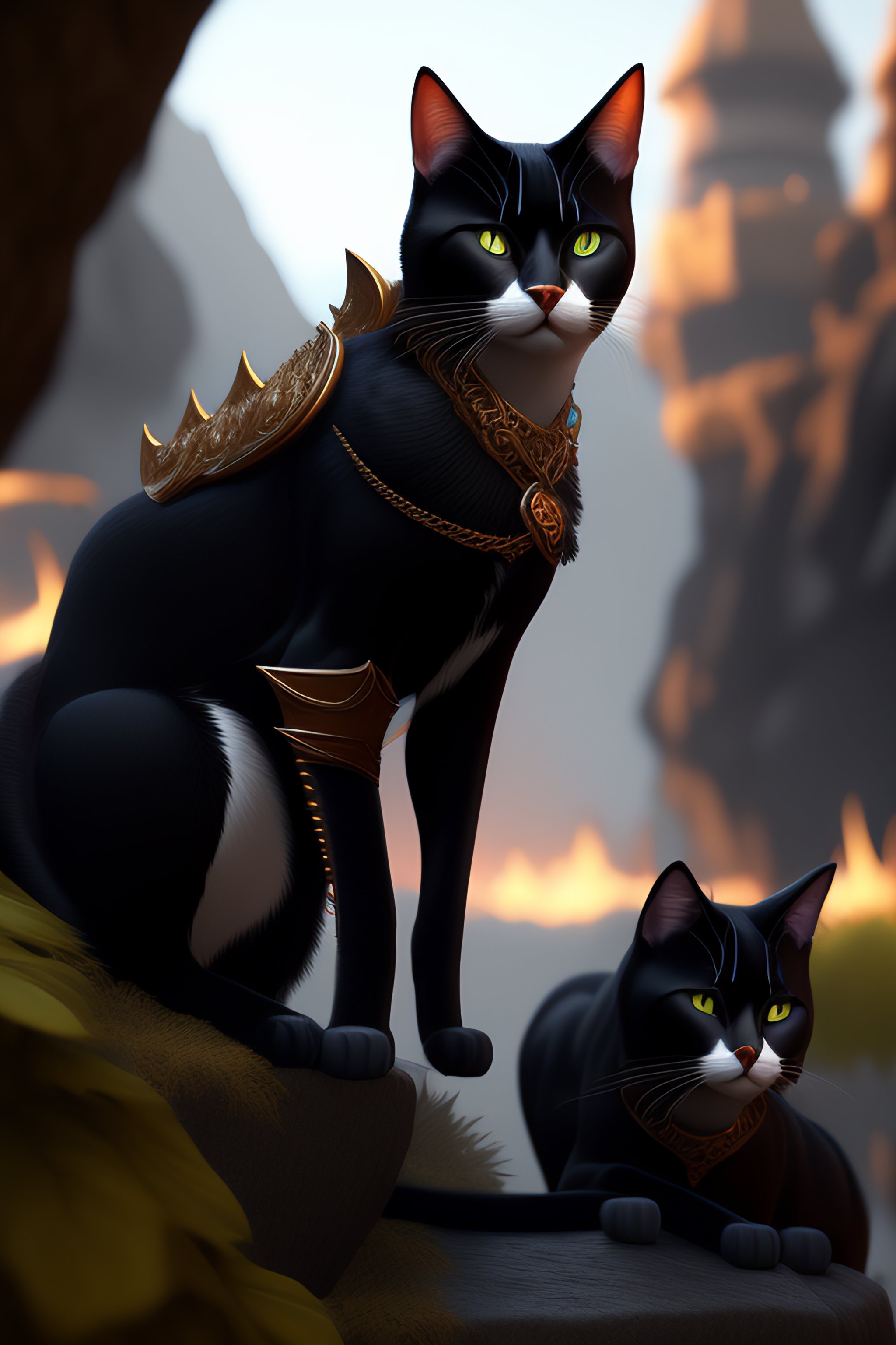 Lexica - Race of cats in the fantasy world of dnd Conceptual art ...