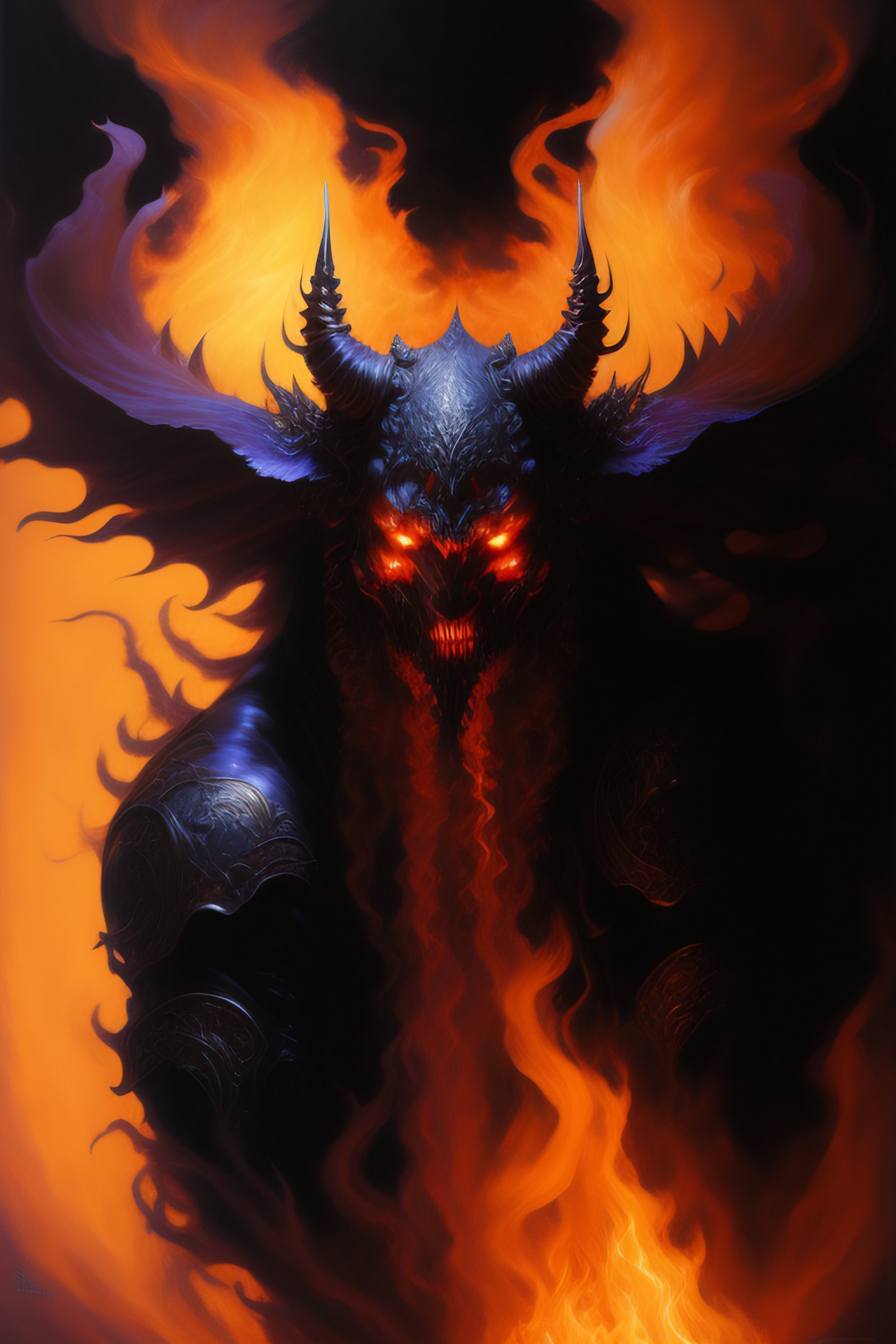 Lexica - A demon made of wisps of smoke ready to tear into your soul ...