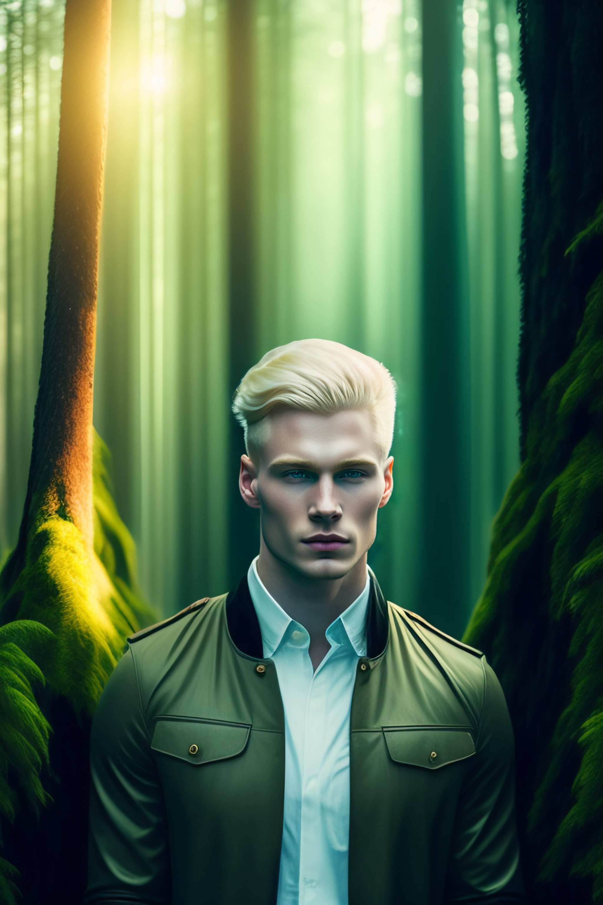 lexica-a-blond-man-with-pale-skin-inside-a-mystical-forest-the-man