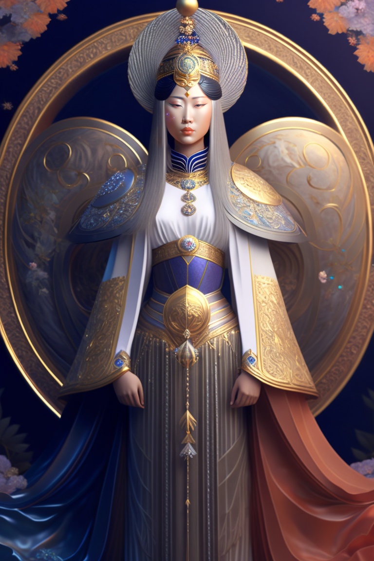 Lexica - ((ancient Japanese Male gods)), ((holding swords and gems ...