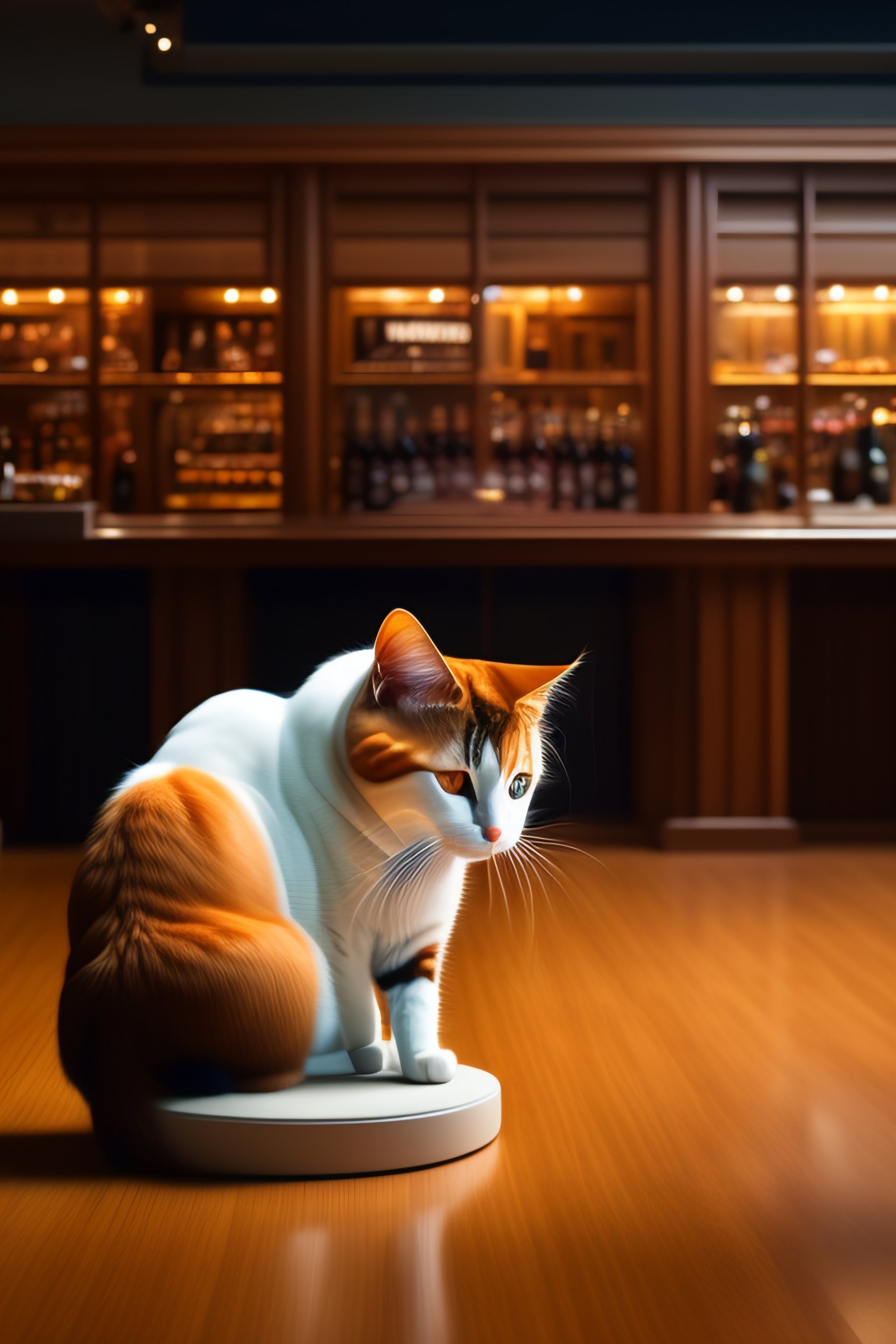 Lexica - A cat with booths