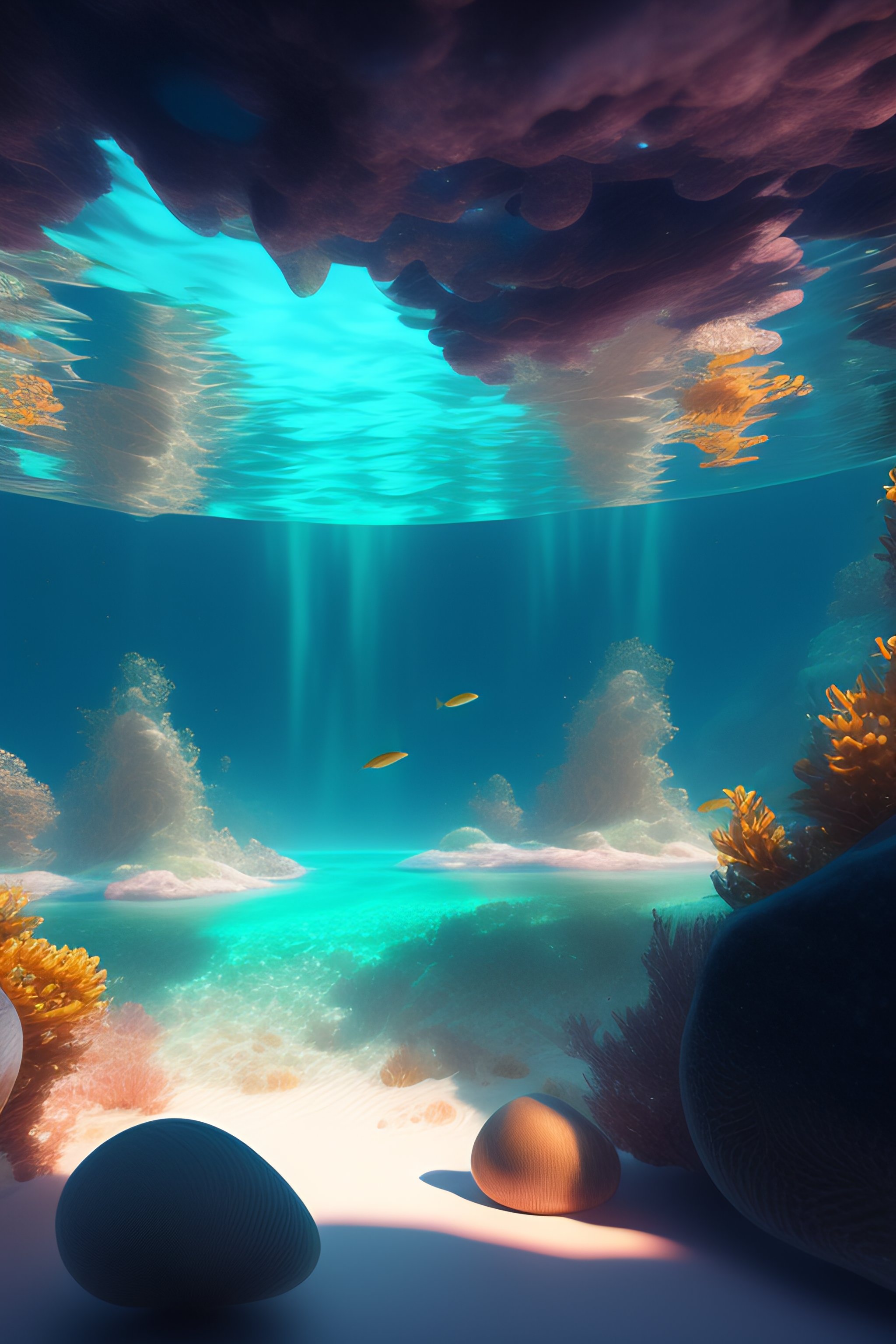 Lexica - Seabed with shells unreal engine octane render trending on ...