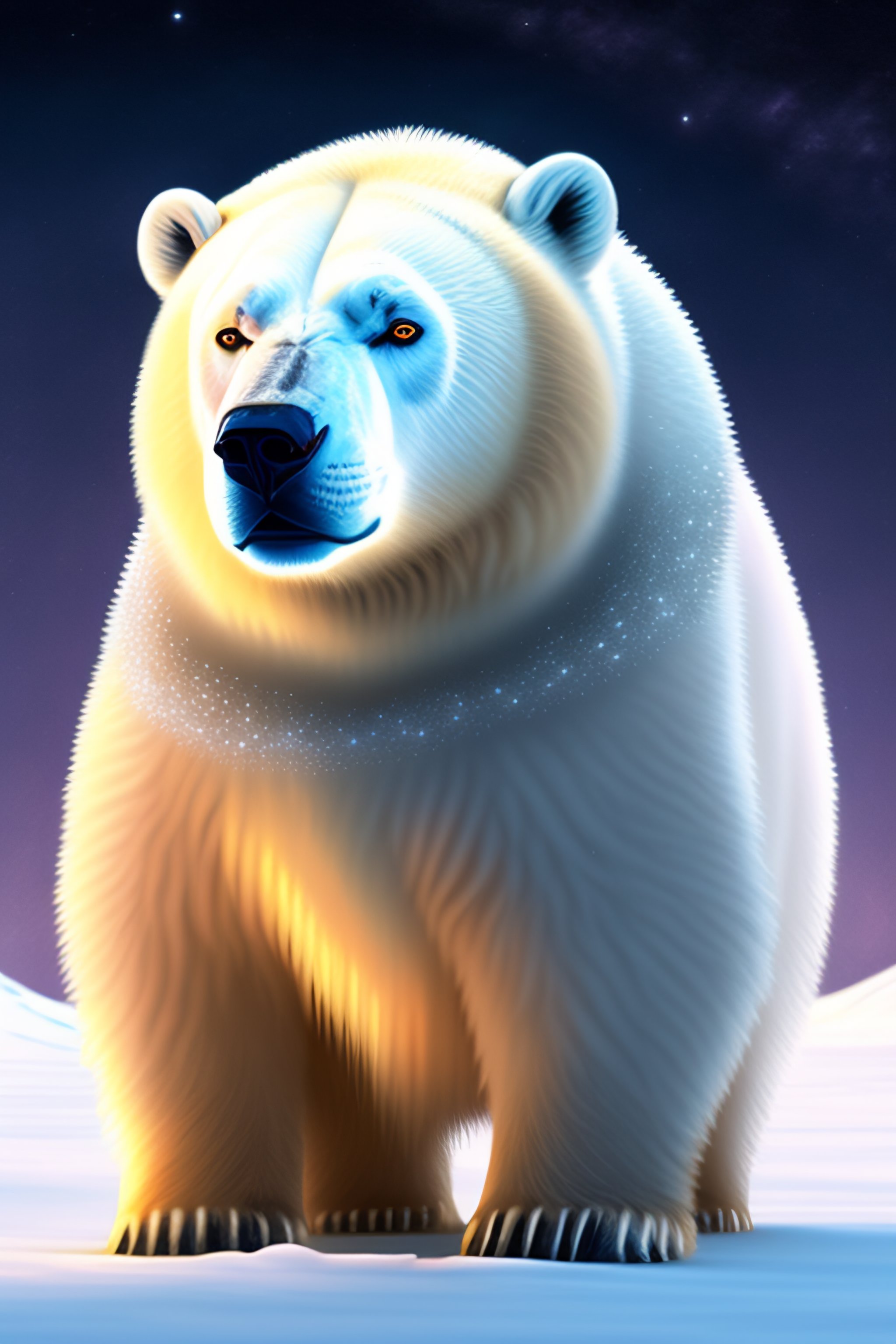 Lexica - A polar bear with ice armour in the style award winning ...