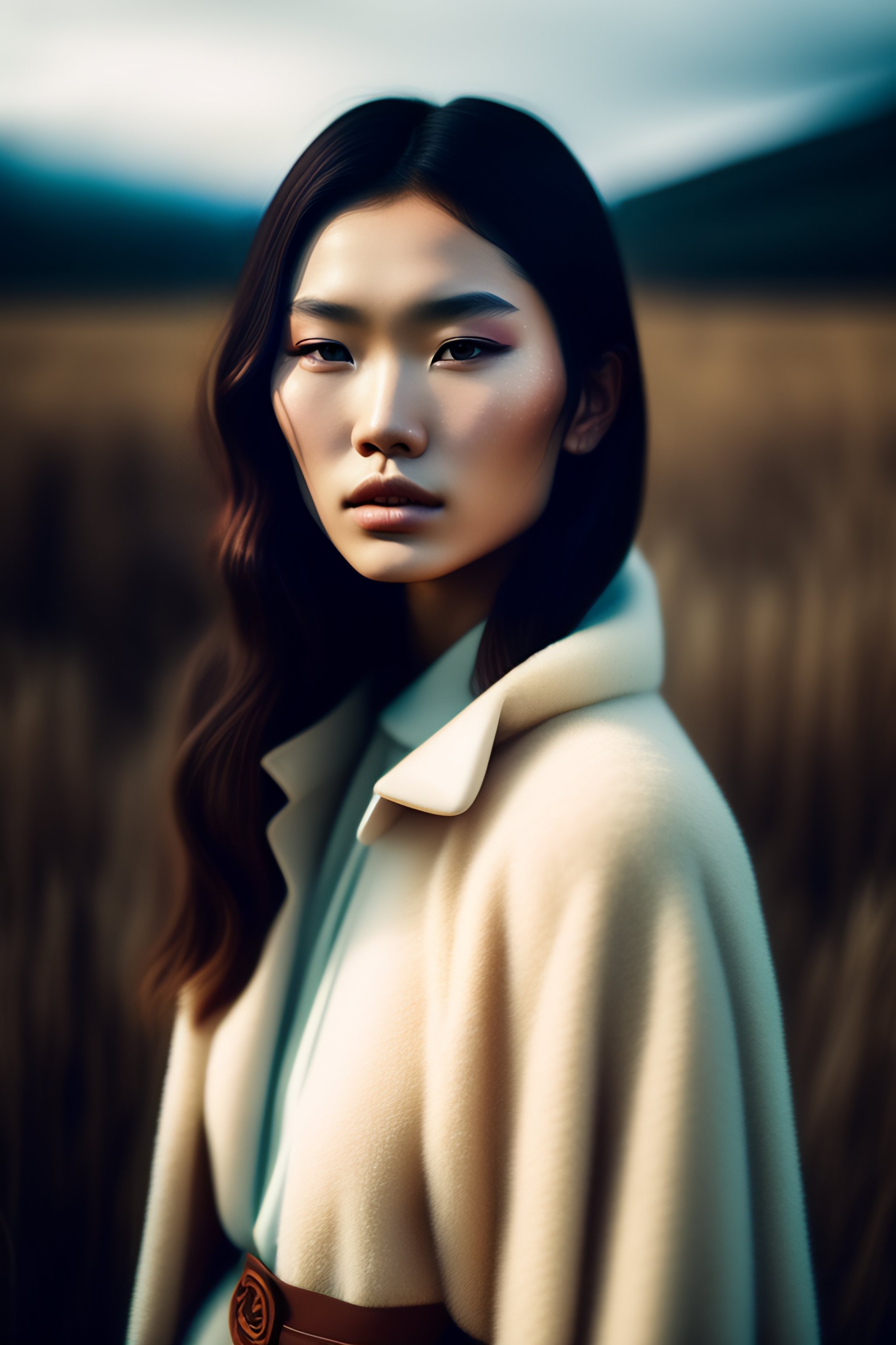 Lexica - Almaty girl, kazakh, Portrait of beautiful kazakh fashion ...