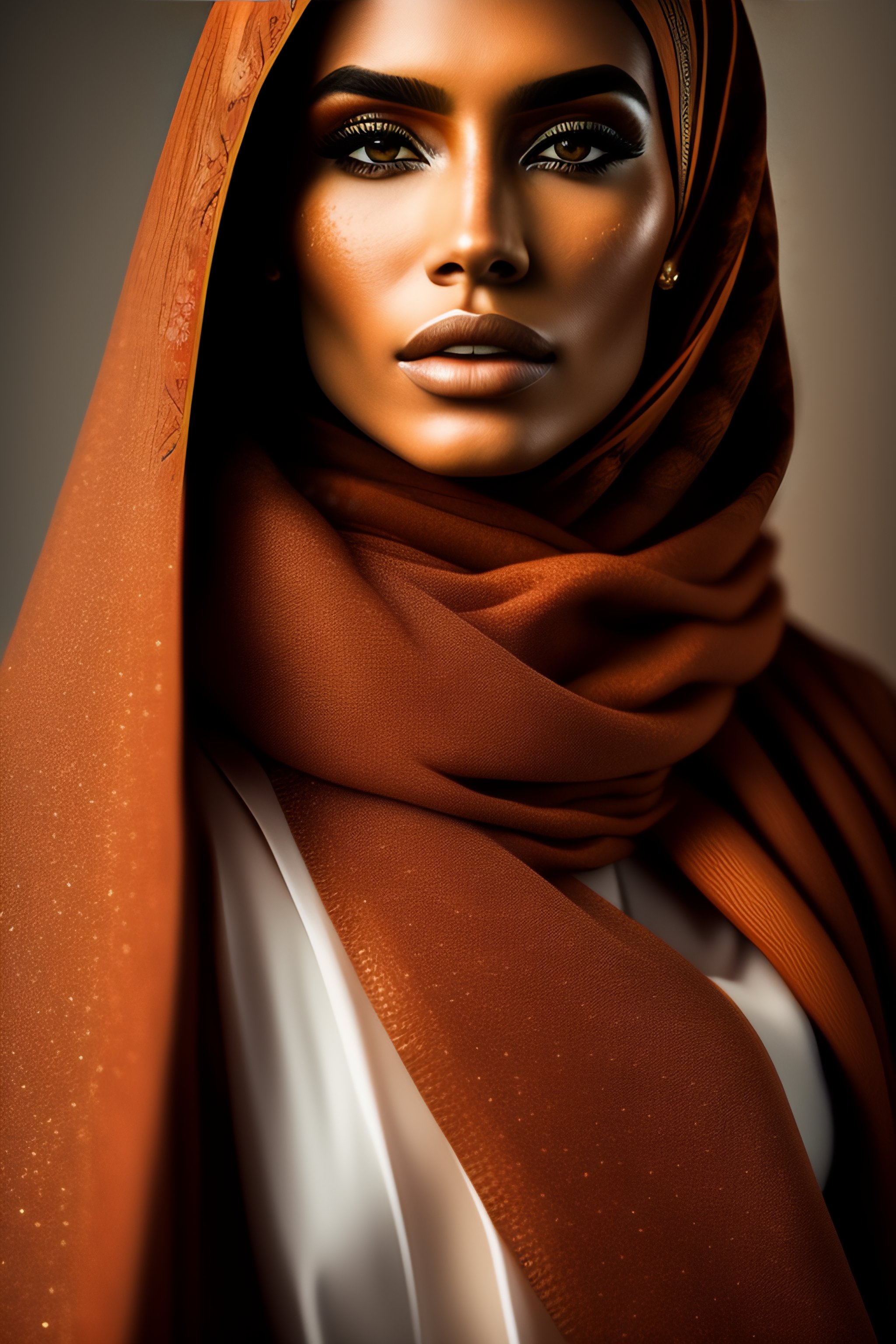 Lexica - A photo close-up of a beautiful ARAB haired woman with ...